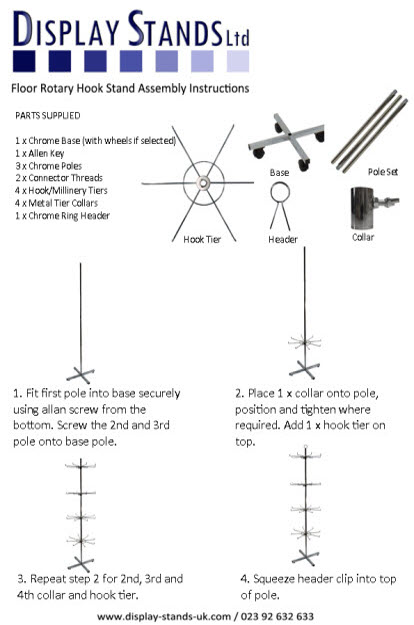Build Your Own Rotary Hook Stand in Chrome (J11combi)