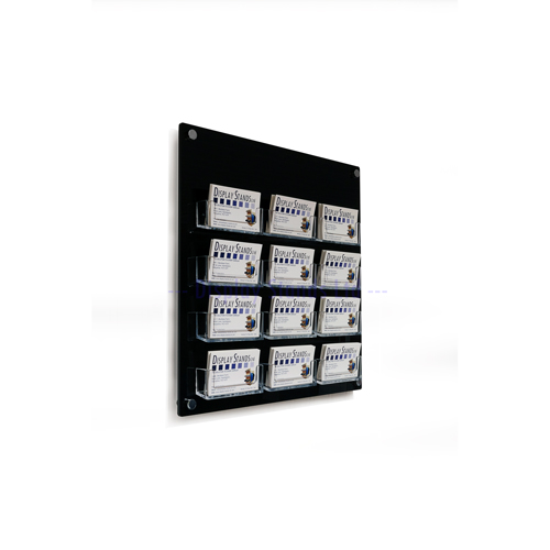 Business Card Holder - 12 Bay Dispenser Wall Panel (DS25/12)