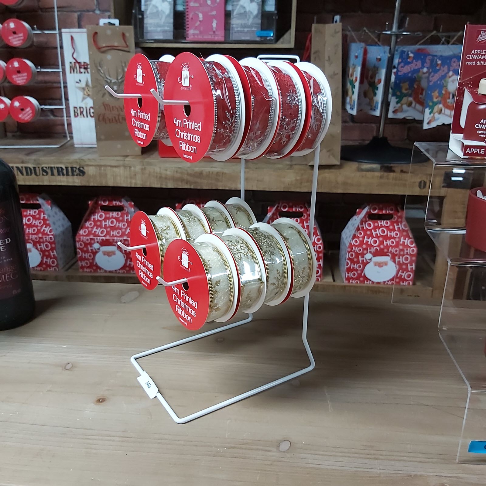 Counter Hook Stand - 4 Fixed Hooks - POS Shop Display with Header in ...