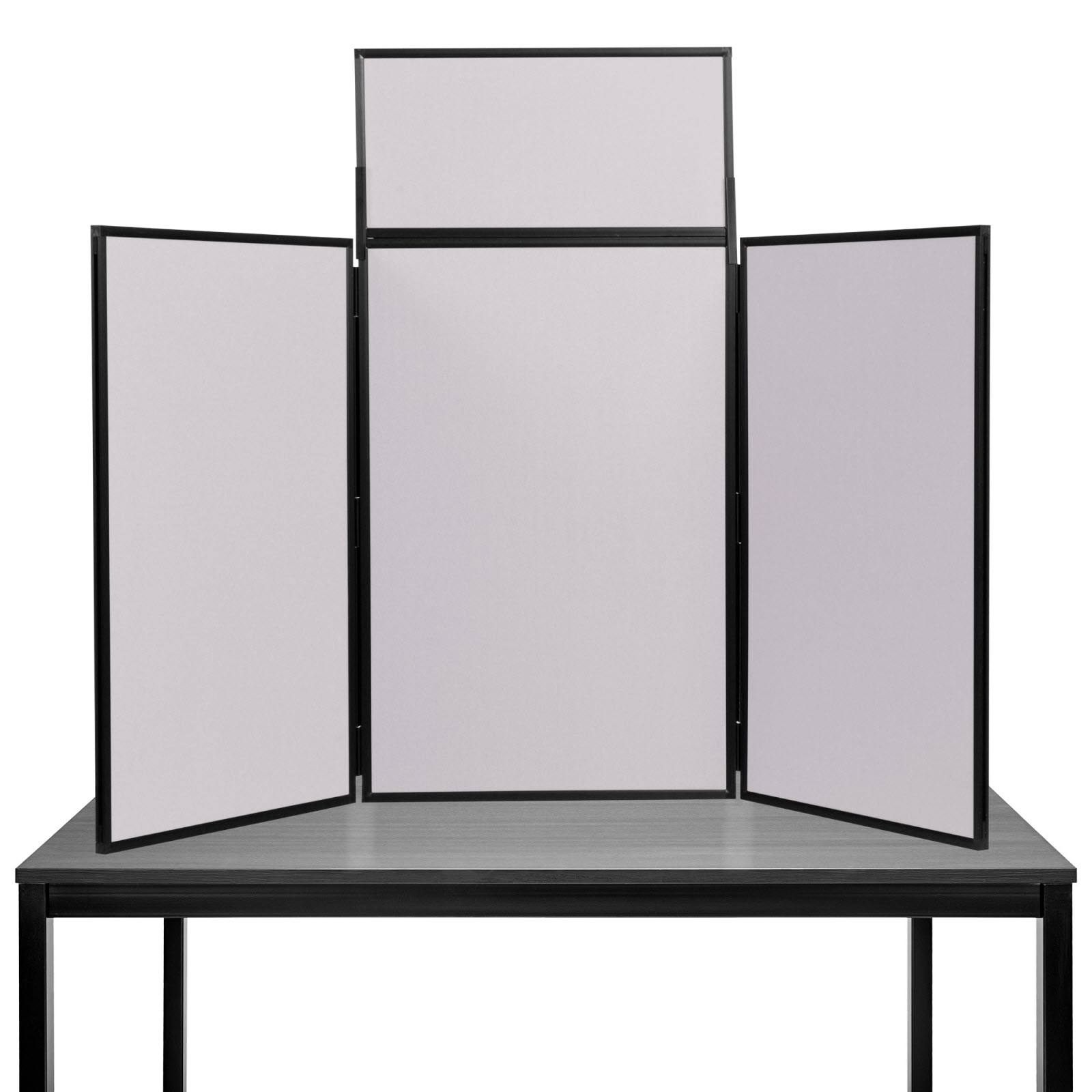 3 Panel PVC Desktop Folding Display Board Kit with Header (H1)