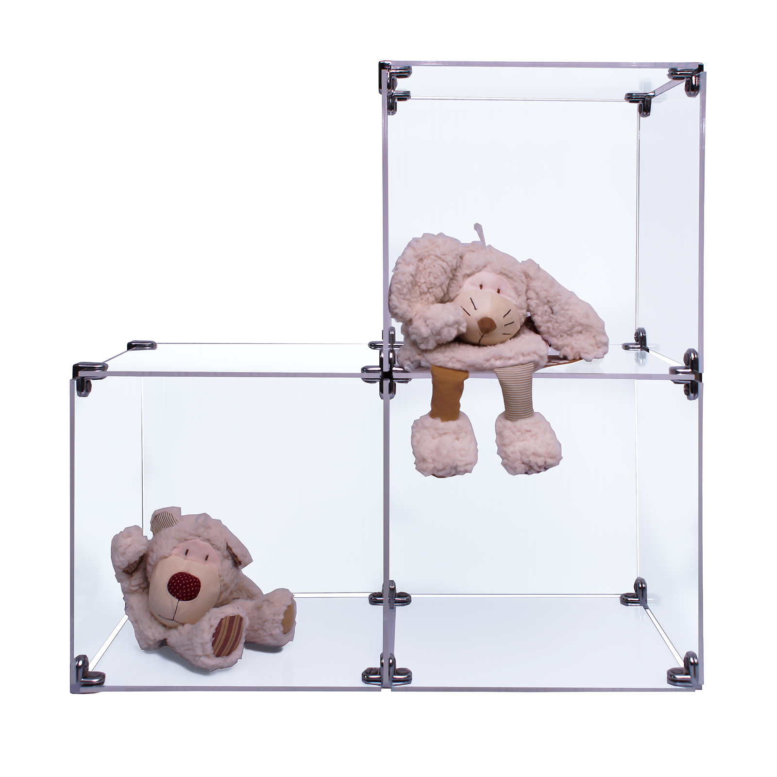 Modular Acrylic Cube Display System