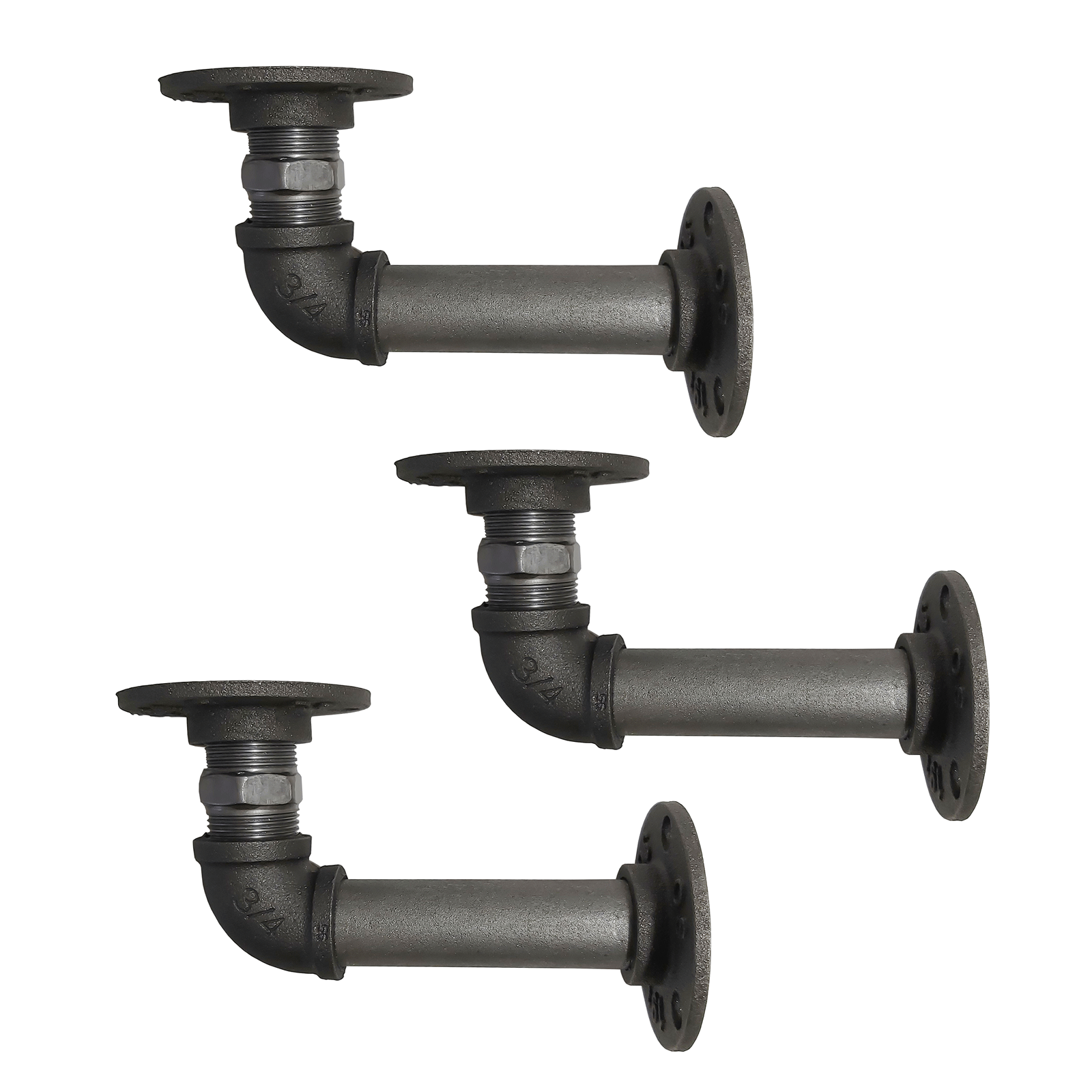 Wall Mounted Short Bracket 3 Inch Pipe