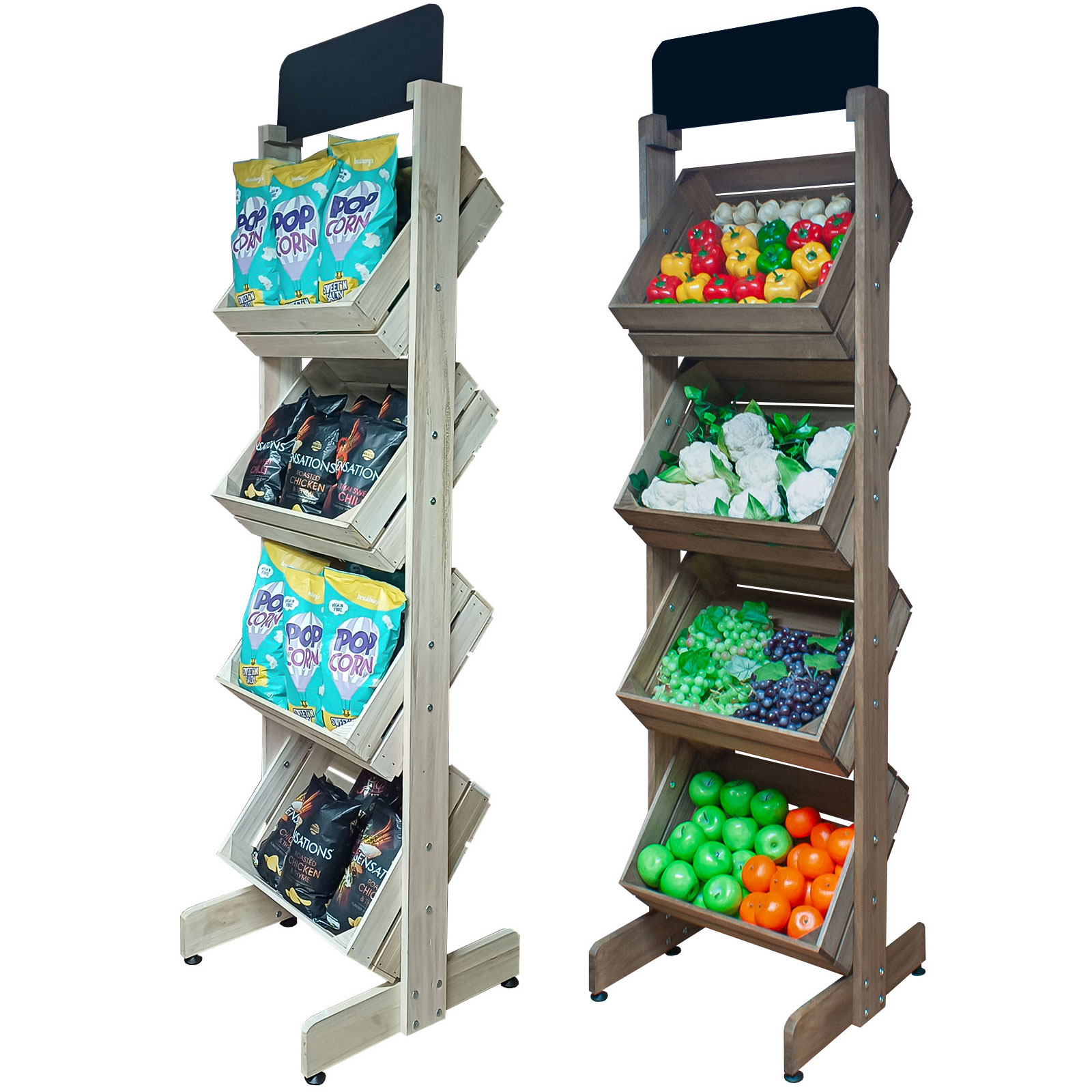 Crate Store - 4 Angled Crate Retail Display Stand (CRATE/24)