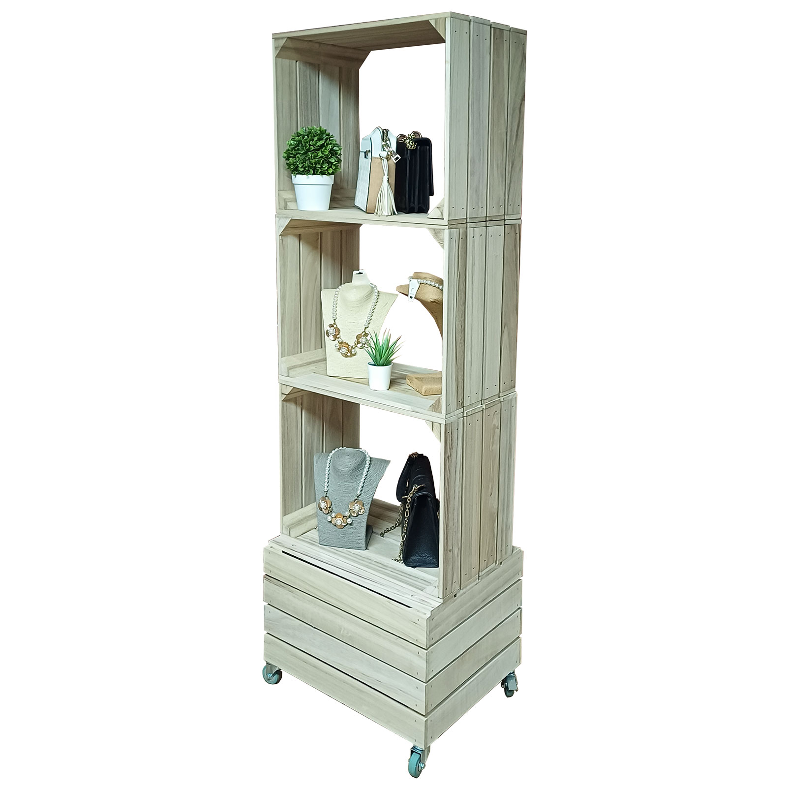 Crate Store - 4 Crate Tower Retail Display (CRATE/1)