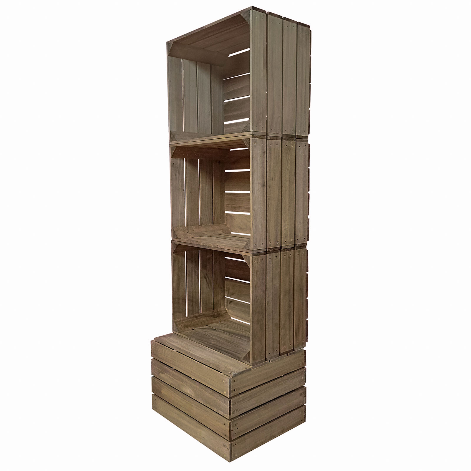 Crate Store - 4 Crate Shelving Tower Retail Display (CRATE/14)