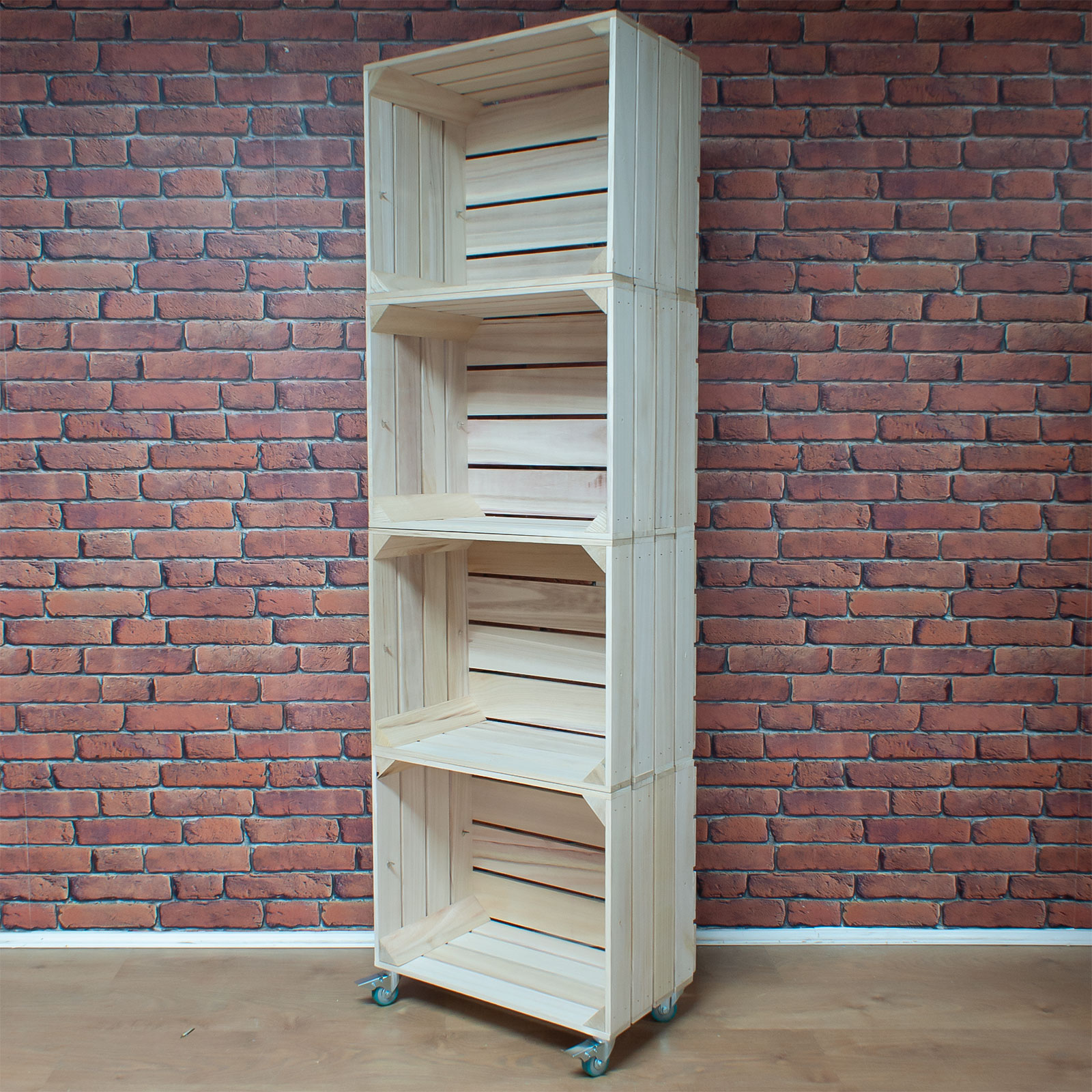 Crate Store - 4 Landscape Crate Tower Retail Display (CRATE/17)