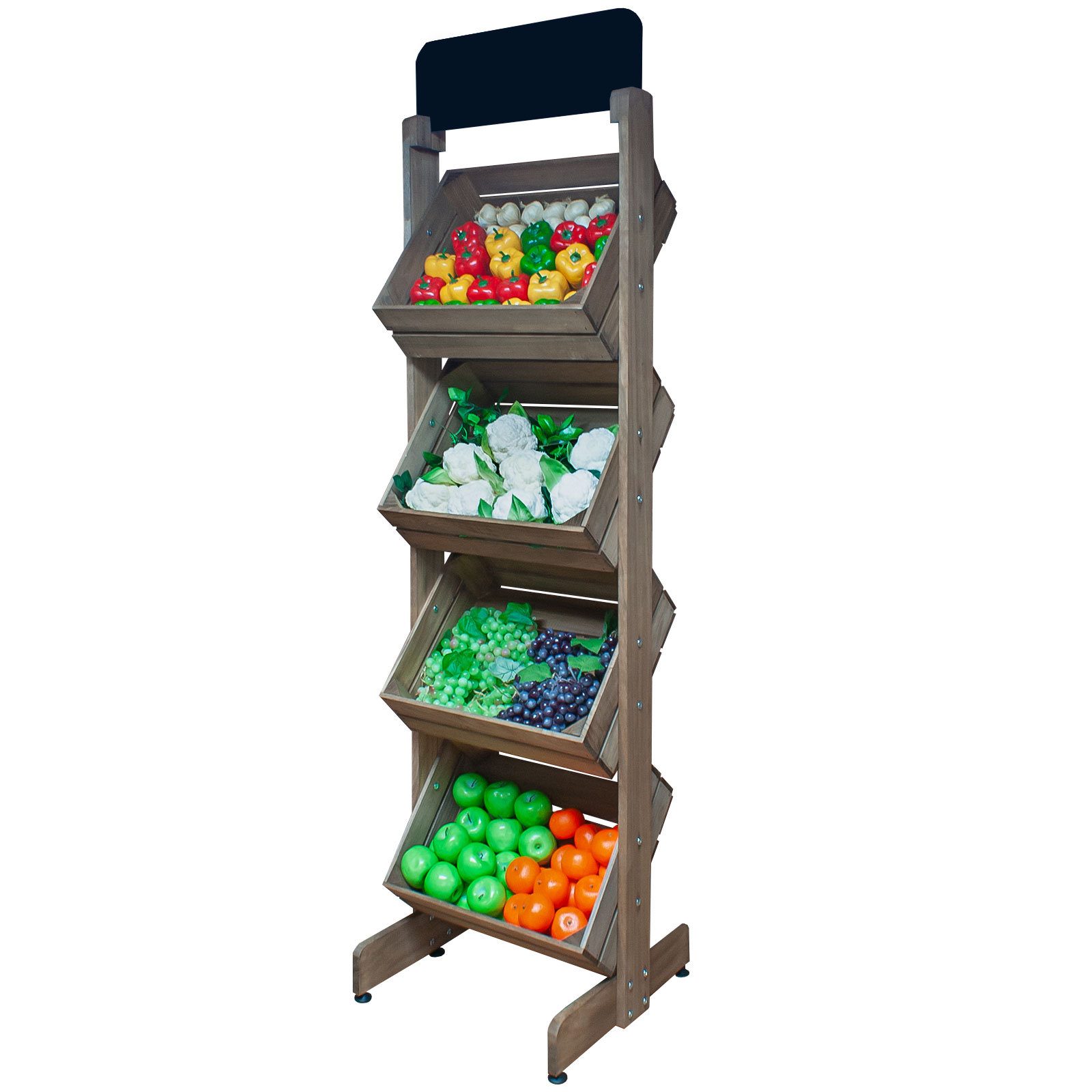 Crate Store - 4 Angled Crate Retail Display Stand (CRATE/24)
