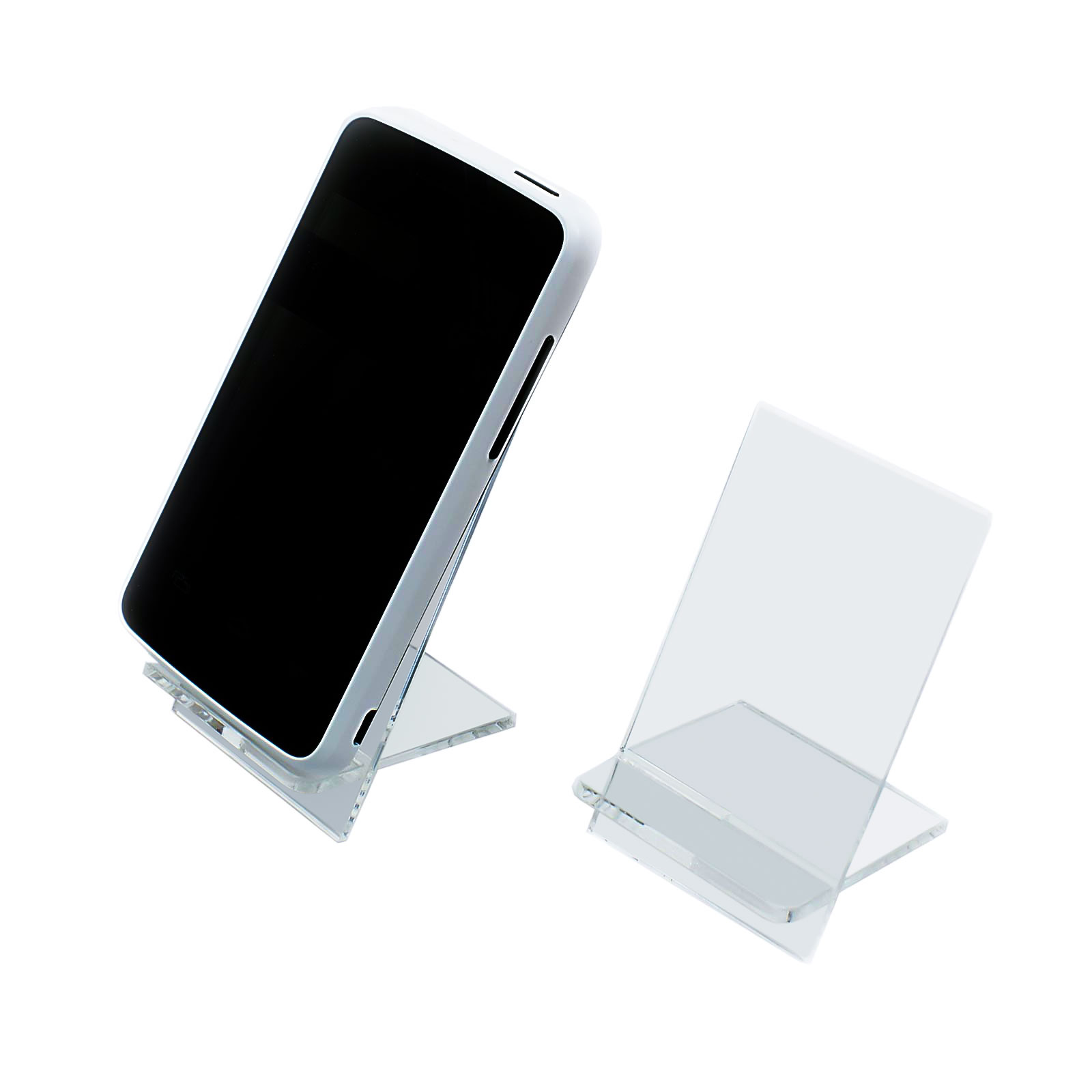 Acrylic Mobile Phone Holder Display in Clear (DS1)