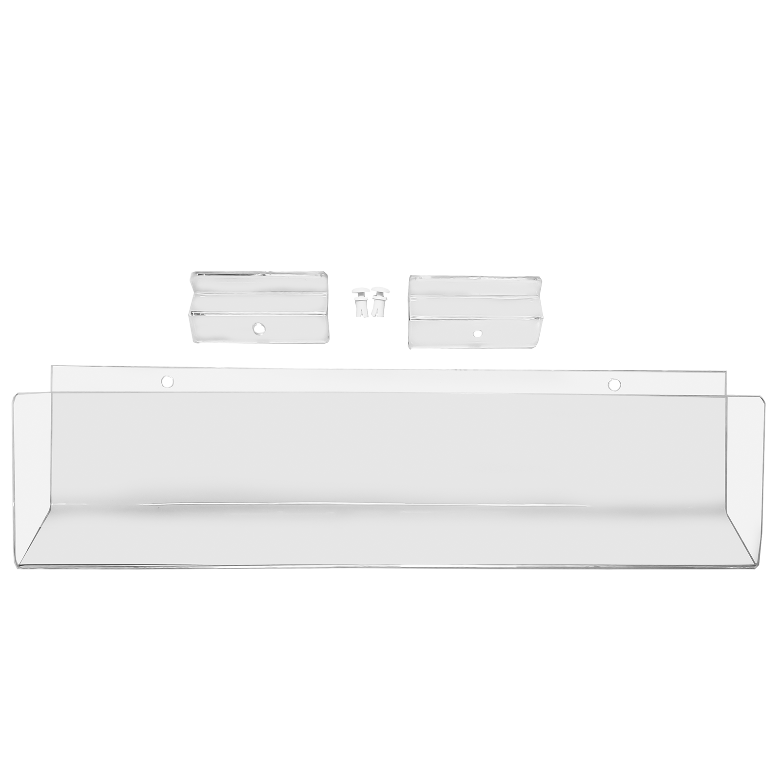 Slatwall Angled Shelf Display - Greeting Card, DVD or Book - 2 Sizes ...