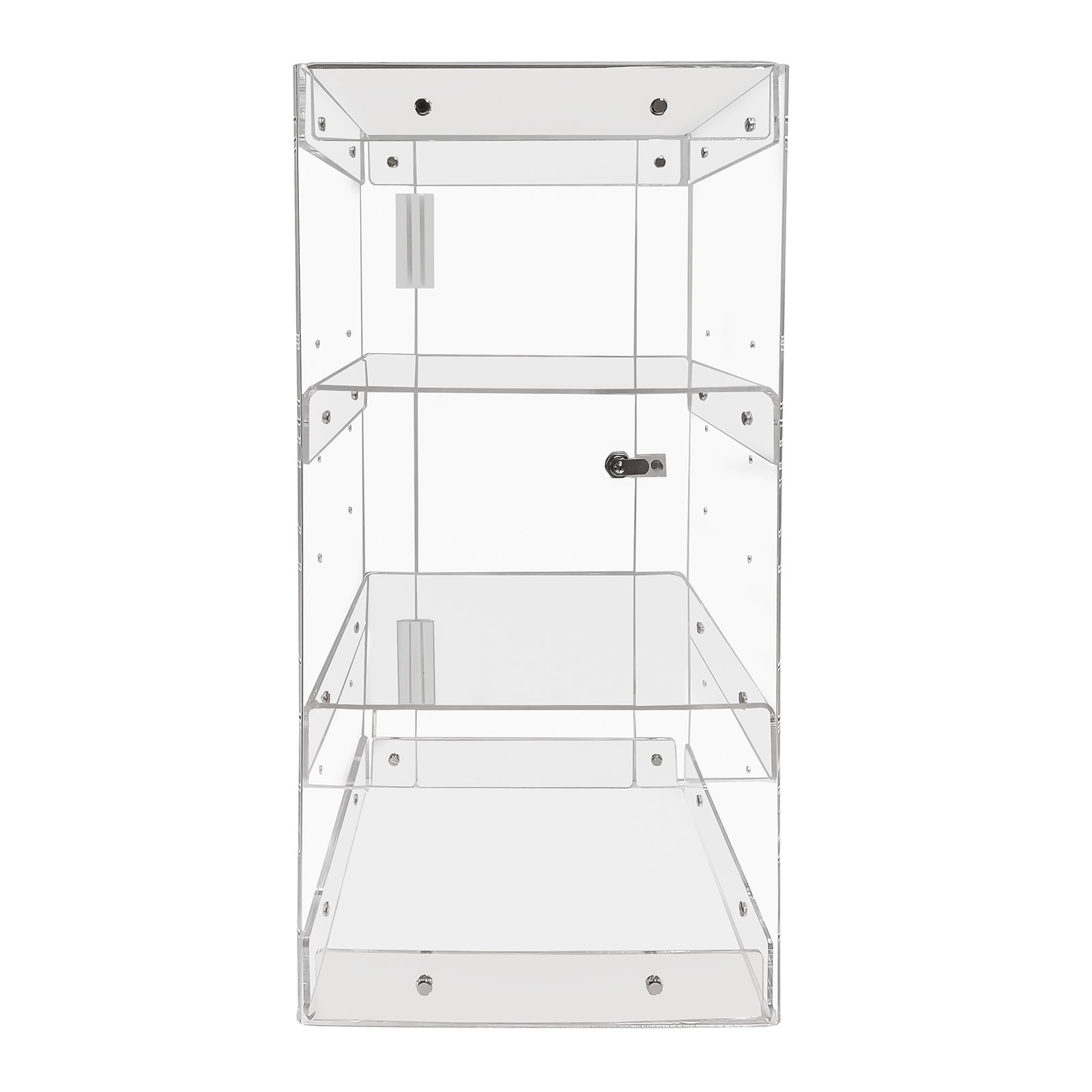 Counter Top 2 Shelf Lockable Display Cabinet Shop Display (DS600)