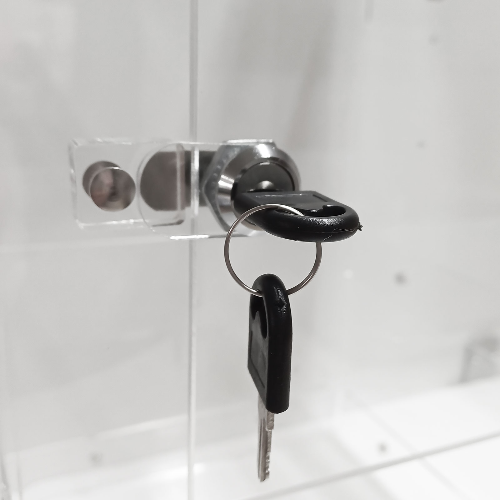 Counter Top 2 Shelf Lockable Display Cabinet Shop Display (DS600)