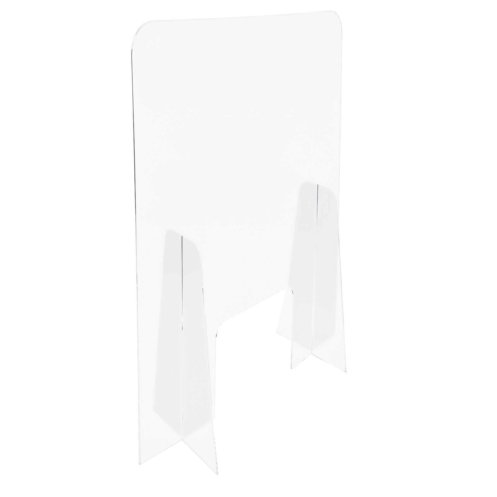 Sneeze Guard 3mm Acrylic Freestanding Checkout Tabletop Counter Cough ...