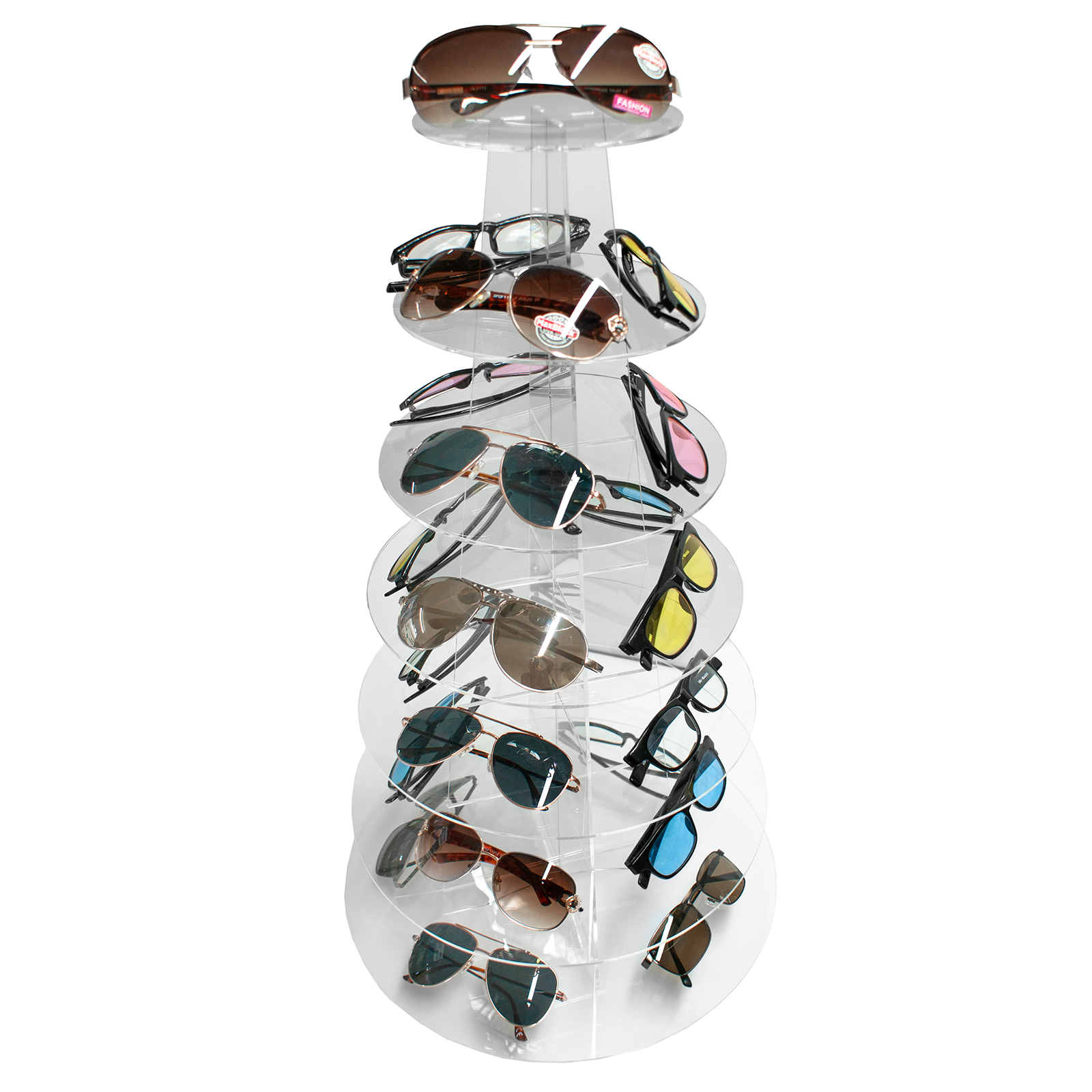 Acrylic Cupcake Counter Stand - Circular 7 Tier (DSCS7RC)