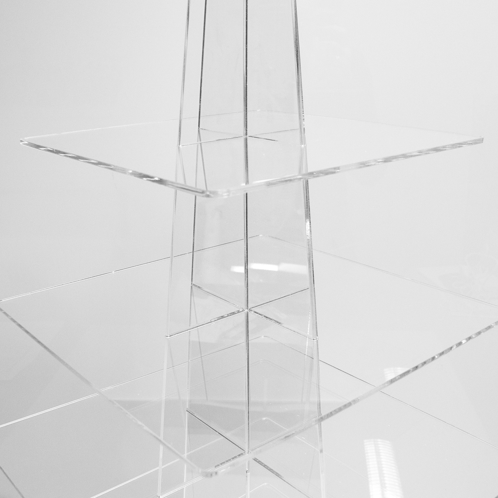 Acrylic Cupcake Counter Stand - Square 7 Tier (DSCS7SQC)