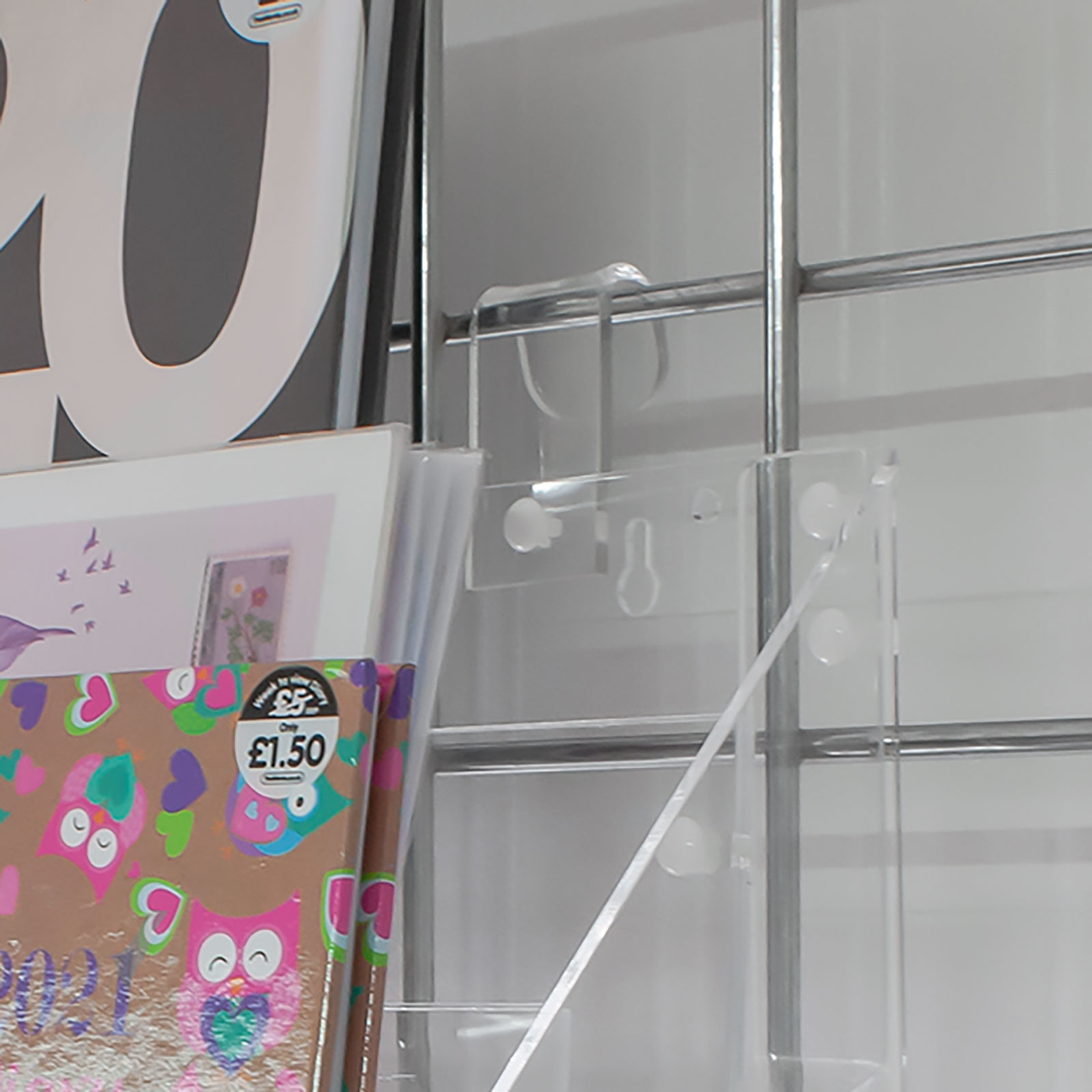 Greeting Card Rack - Universal Fit - 3 Tiers With Optional Header 300mm ...