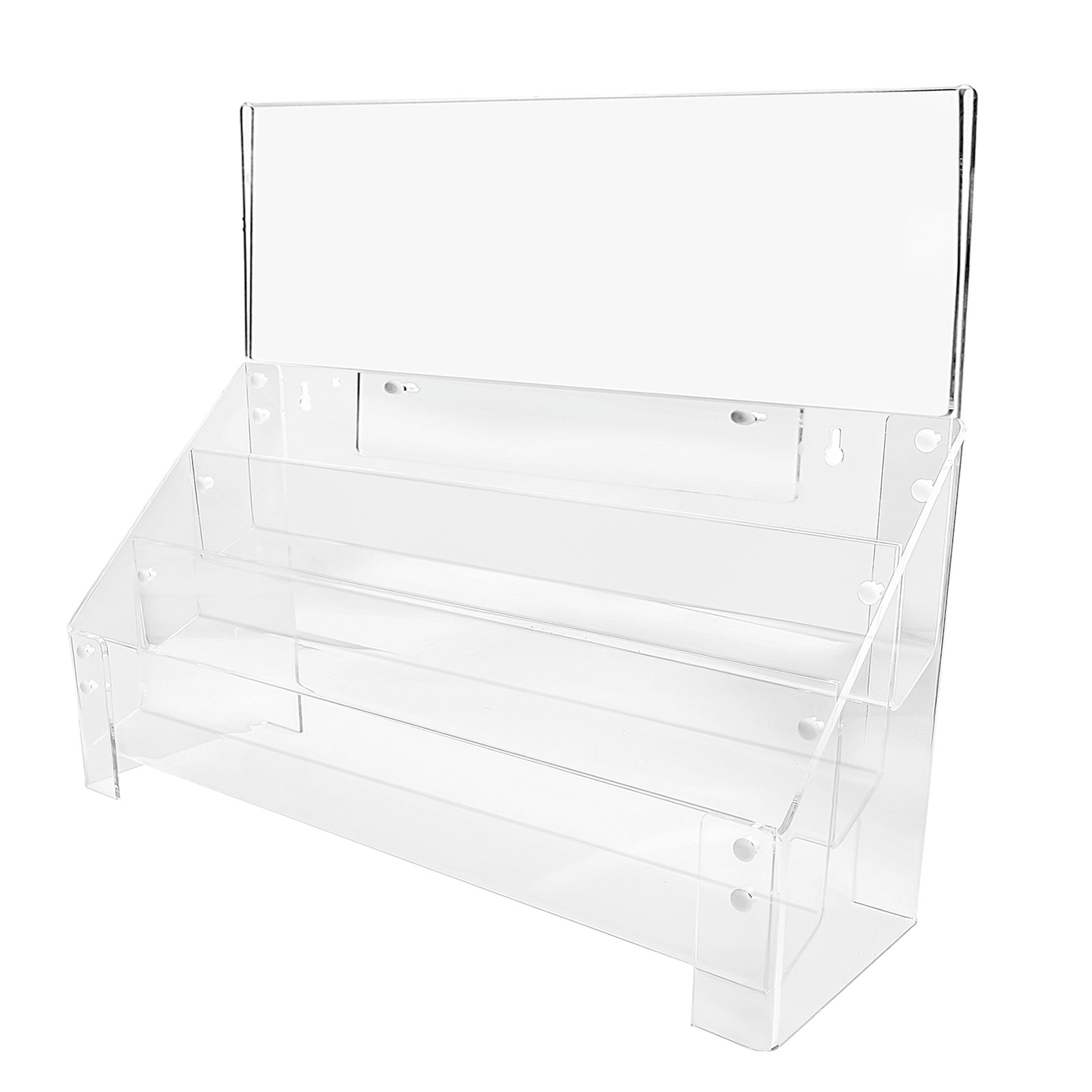Greeting Card Rack - Universal Fit - 3 Tiers With Optional Header 600mm ...