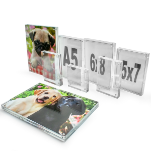 Photo Block - Freestanding Acrylic Magnetic Photos, Art, Branding ...