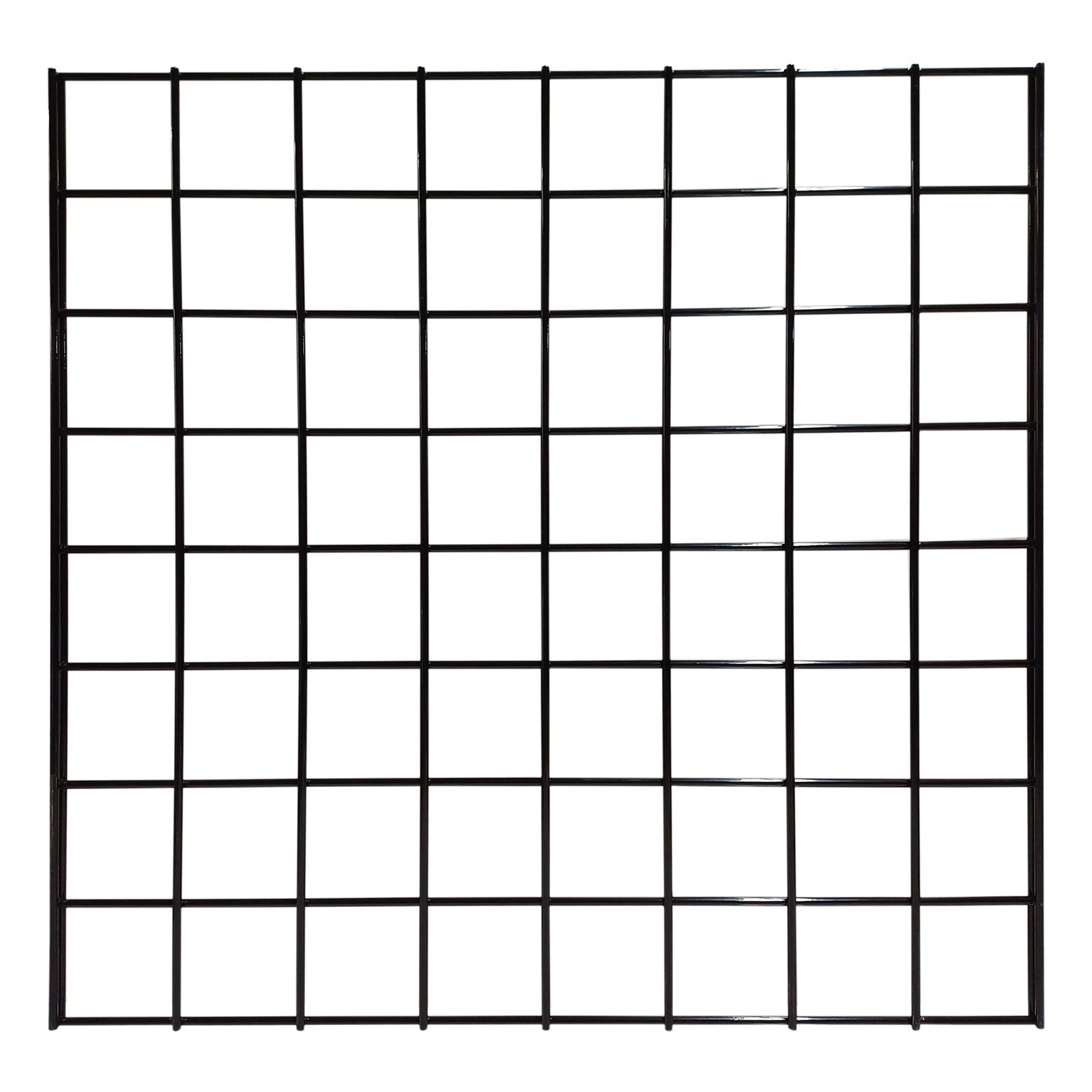 Grid Panel 2ft High / 615mm Heavy Duty Grid Mesh in Black Retail Shop ...