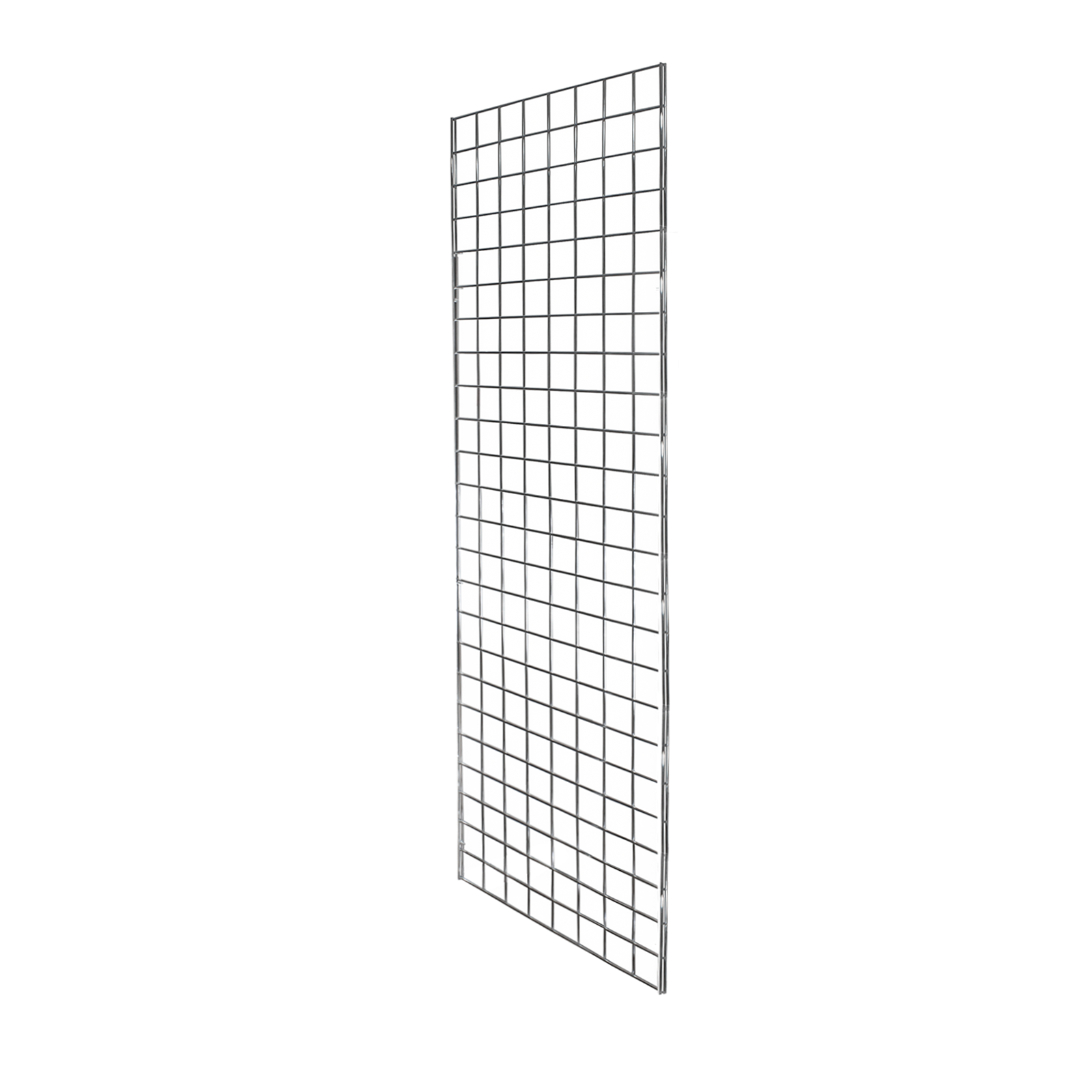 Grid Panel 6ft High / 1830mm Heavy Duty Grid Mesh in Chrome Retail Shop ...