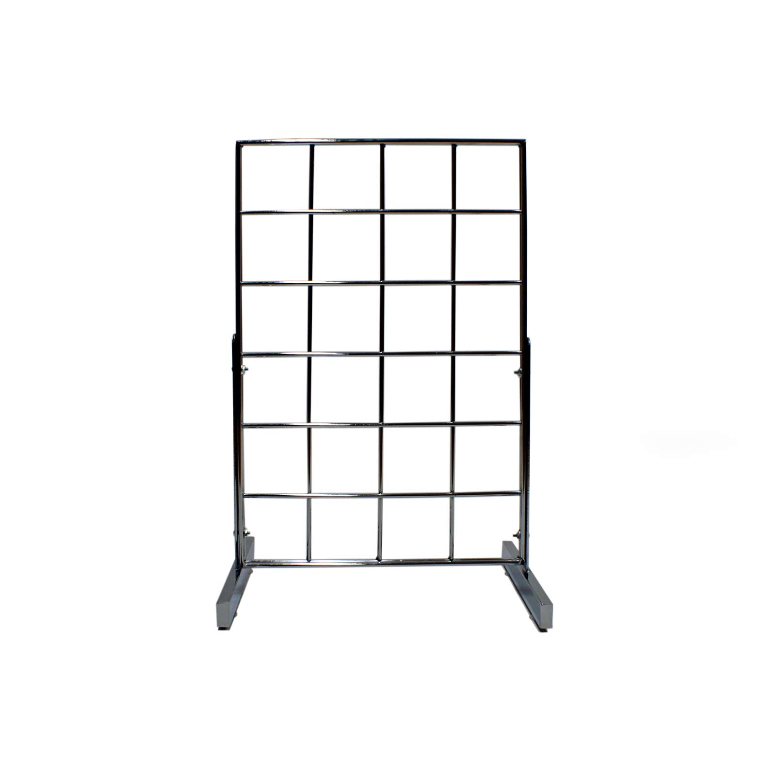 Grid Panel Counter Standing 2 Way Display in Chrome (E3MINI)
