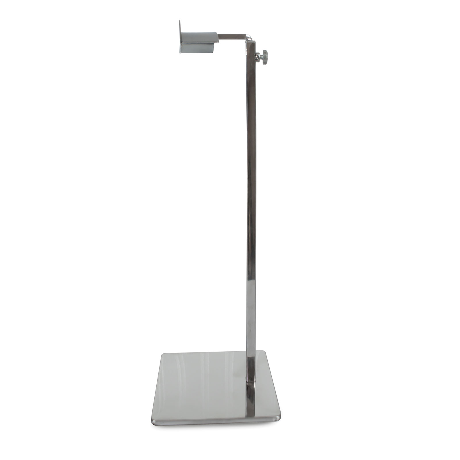 Handbag Display - Adjustable Height - Chrome Bag Holder with Strap ...