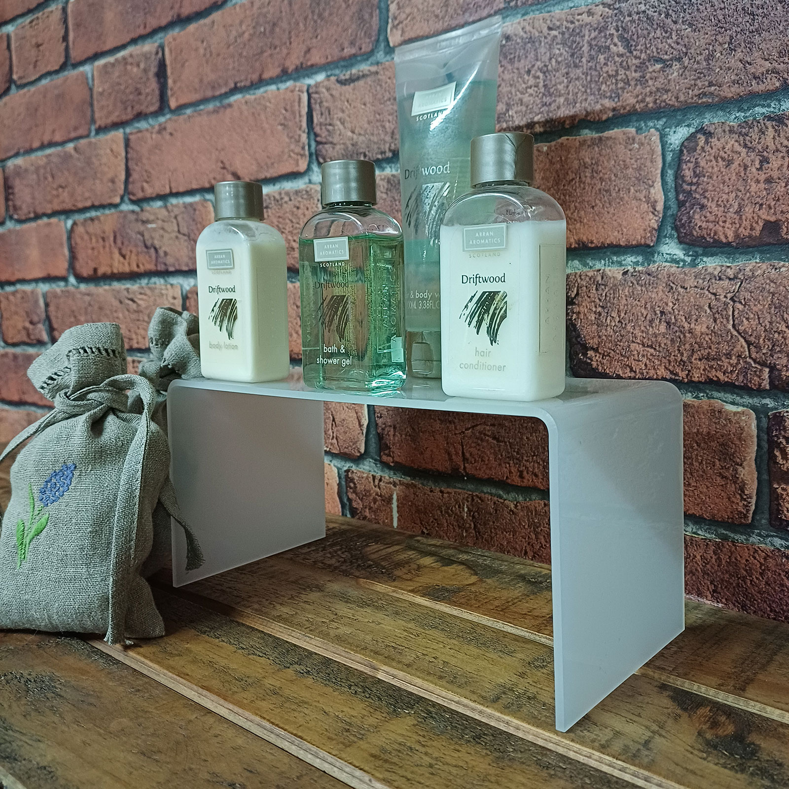 Opaque White Acrylic Plinth - 200x100x100mm Display Bridge Riser for ...