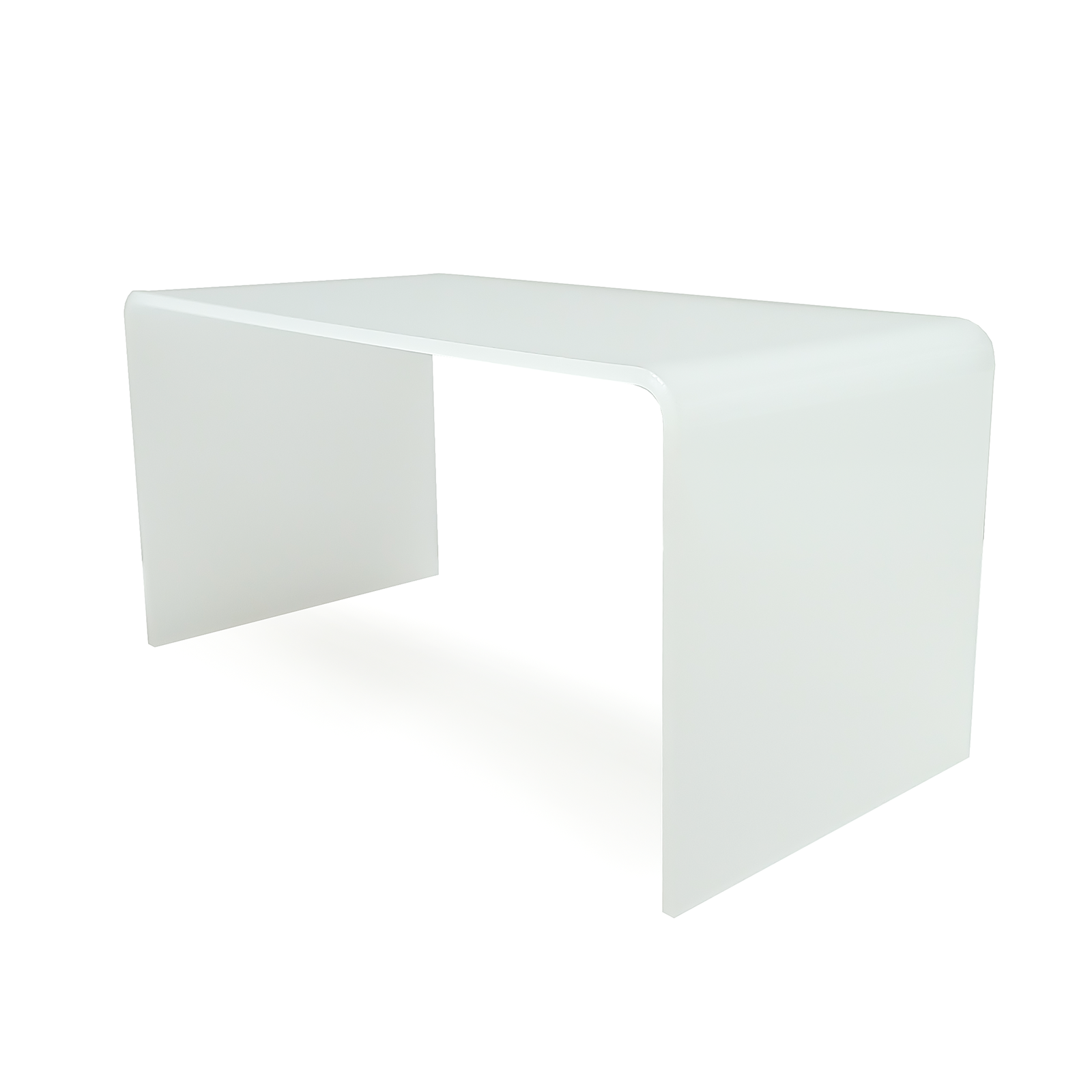 Opaque White Acrylic Plinth - 200x100x100mm Display Bridge Riser for ...