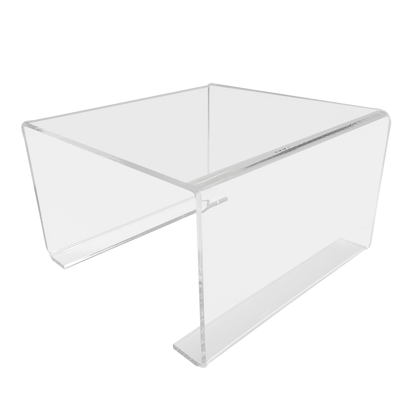 Acrylic Plinth - Heavy Duty 250mm Display Riser in High Impact Clear ...
