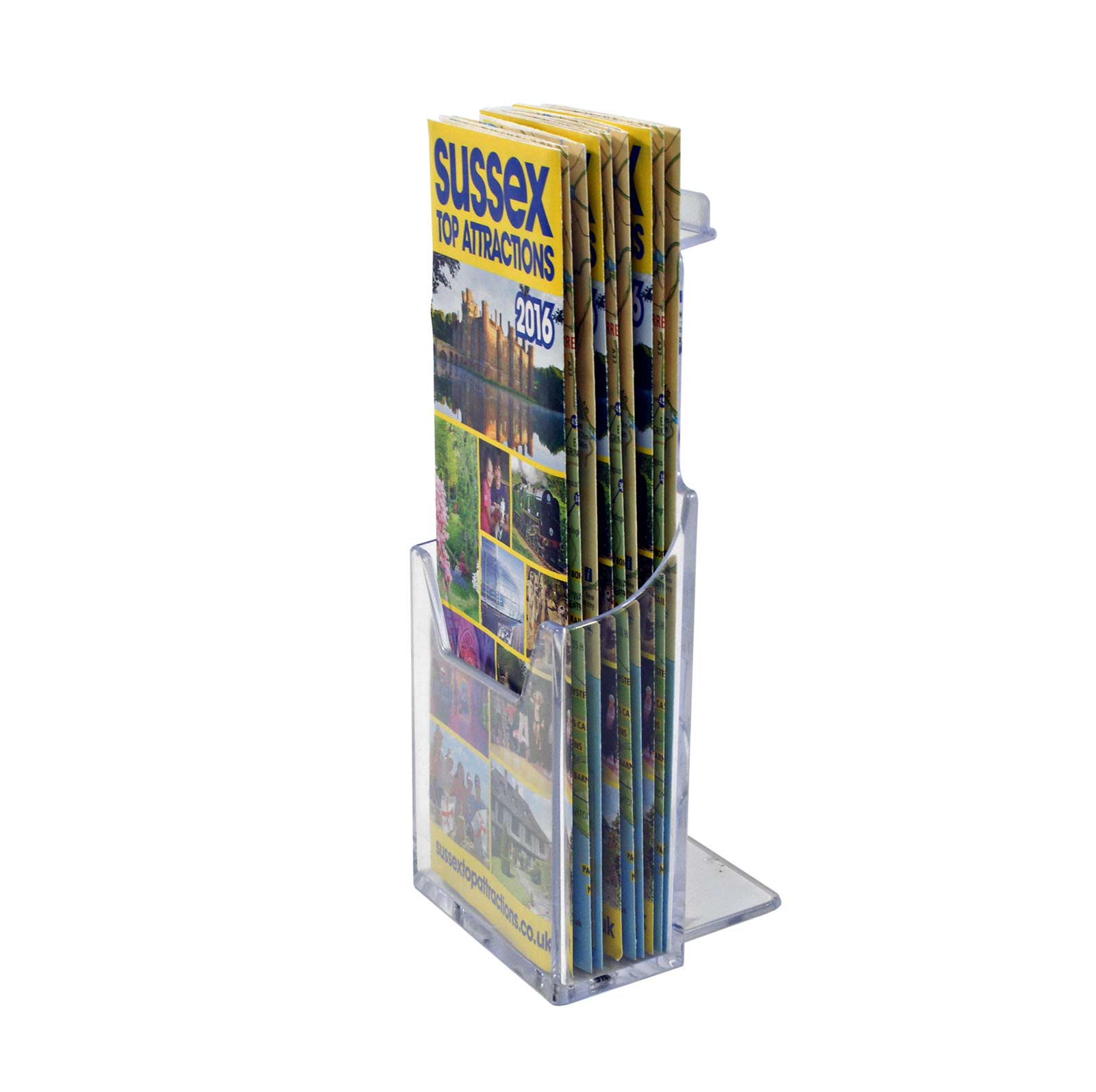 Brochure Holder - DL Single Pocket Dispenser - Slatwall or Counter Use (G3)
