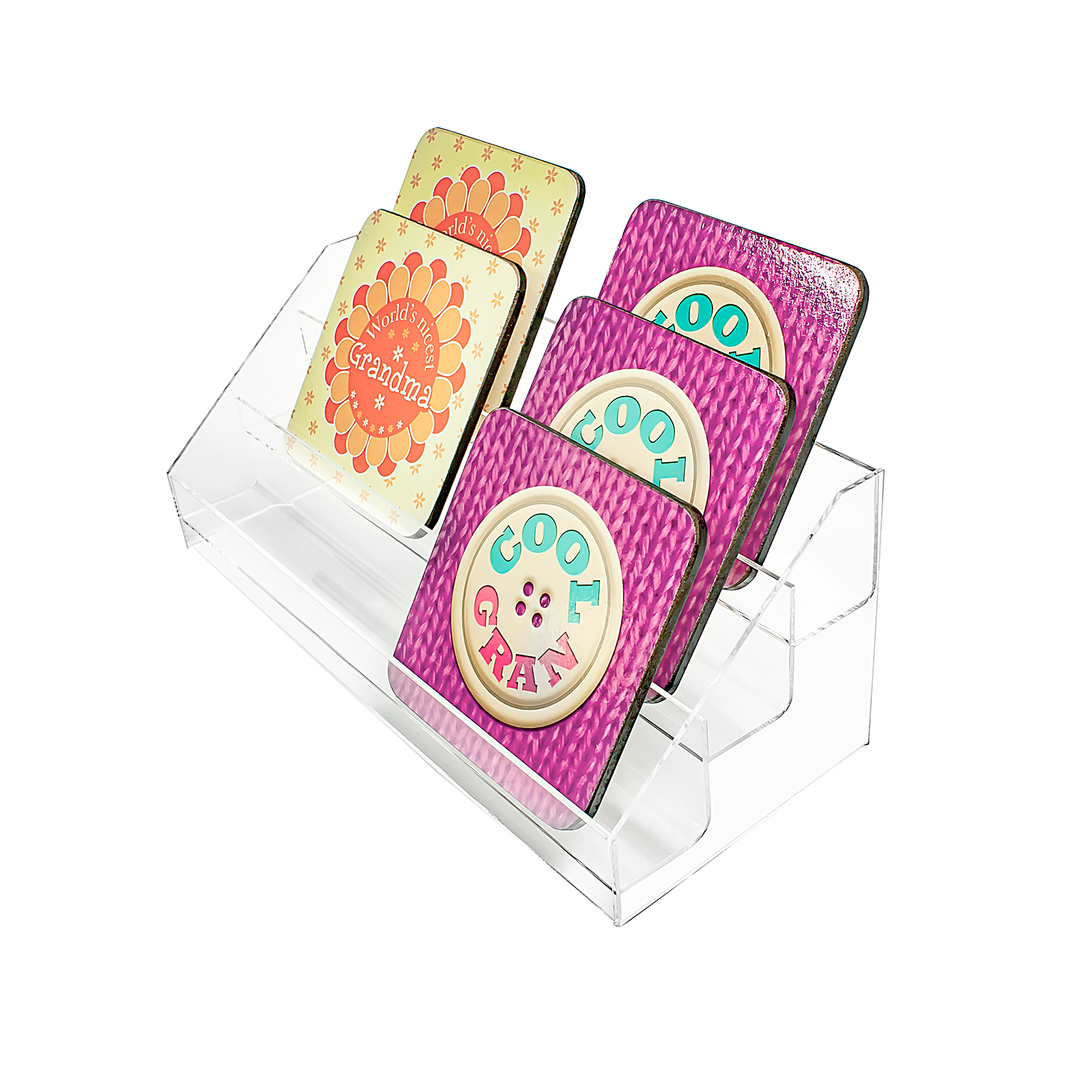 Florist Card Acrylic 3 Tier Display (G602)