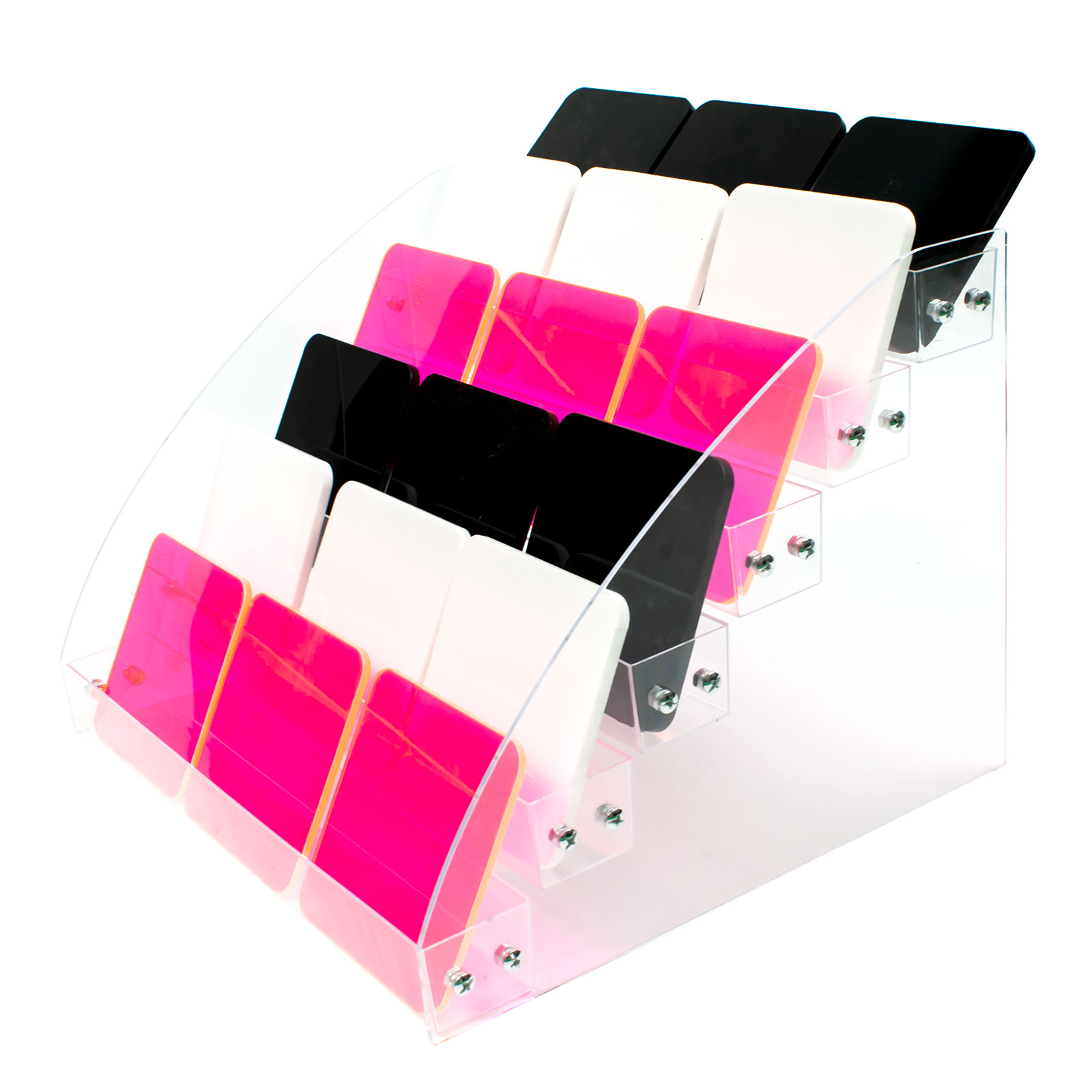 Merchandiser Display - 6 Tier Flat Pack - 310mm Wide (G606)