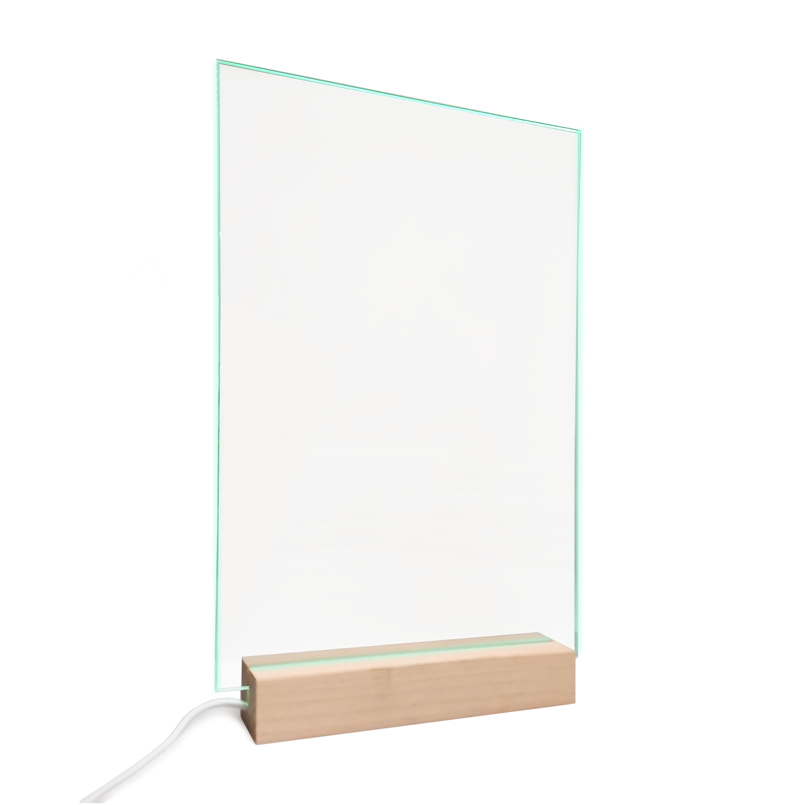 LED Light Up Wood Display Plinth Base 18cm (G802)