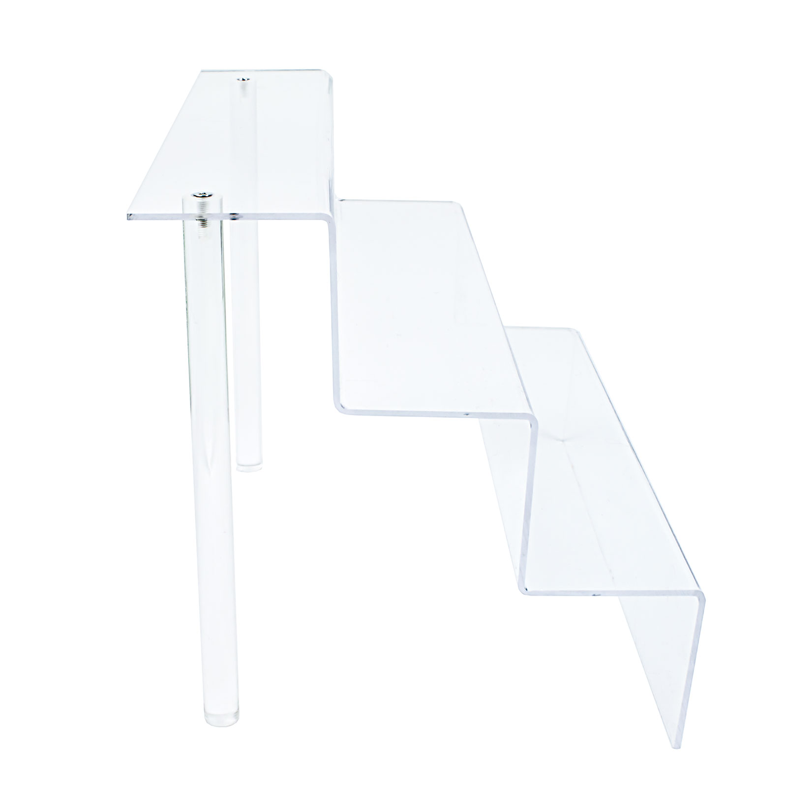 Acrylic Plinth - 3 Step Display for Collectables Fits Ikea Detolf ...