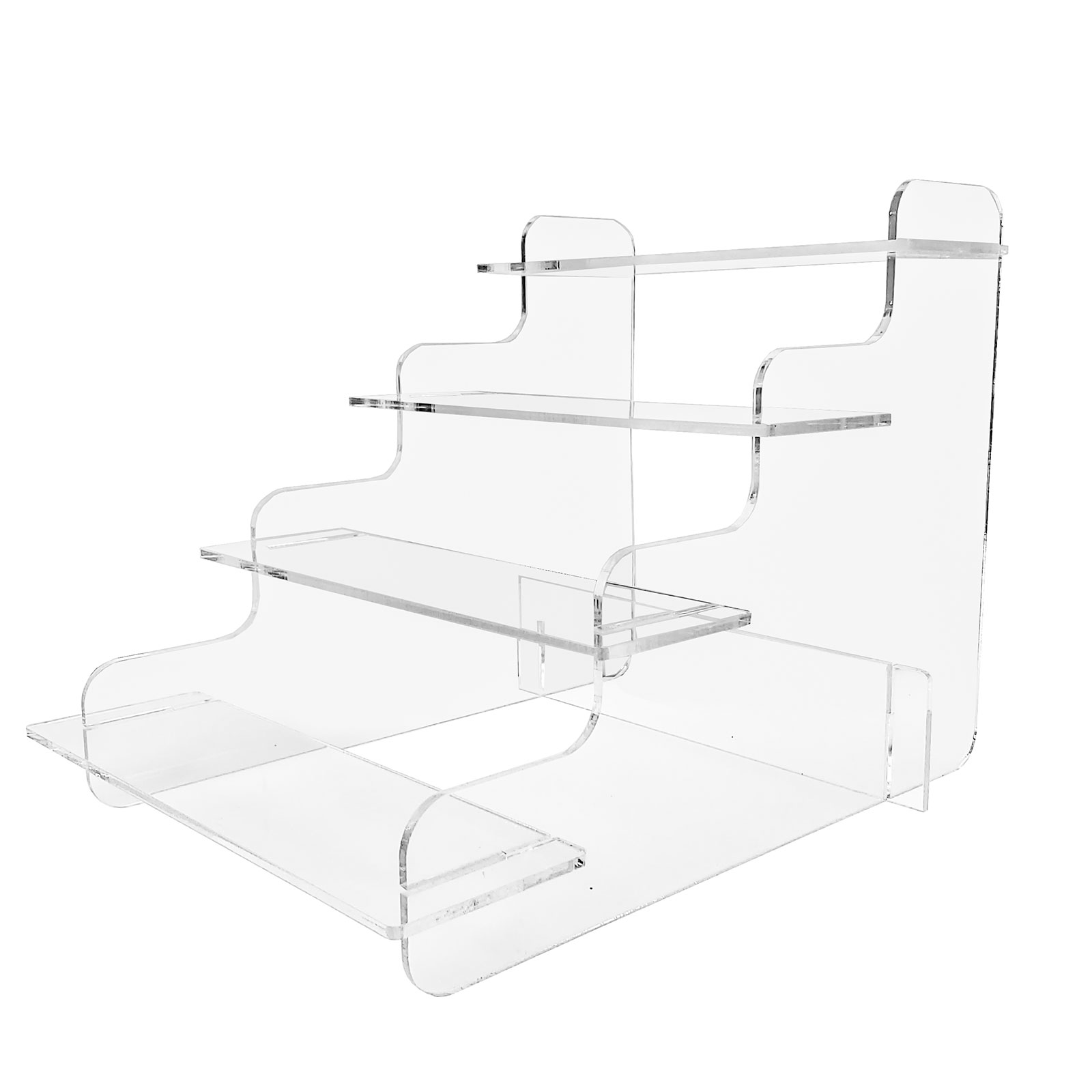 Stepped Acrylic Plinth - 4 Step Display for Models, Ornaments ...