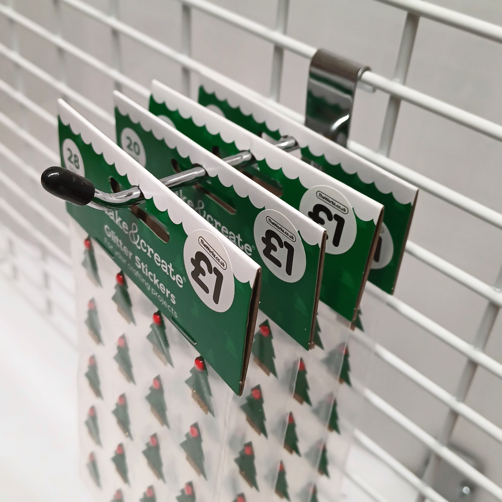 Mesh Hooks - Single Prong For Wire Mesh Panel Retail Shop Display ...