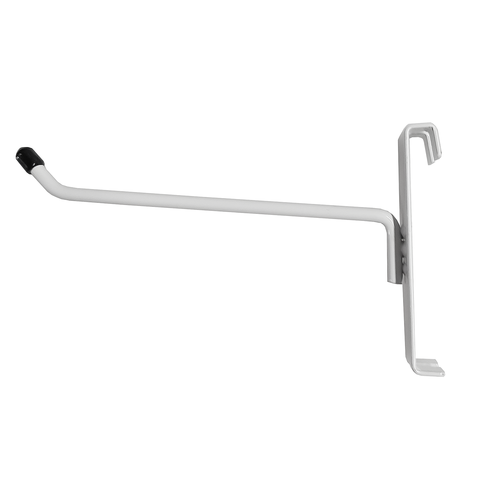 Grid Hooks - 100mm / 4inch Single Arm Prong in White - Shop Fittings ...
