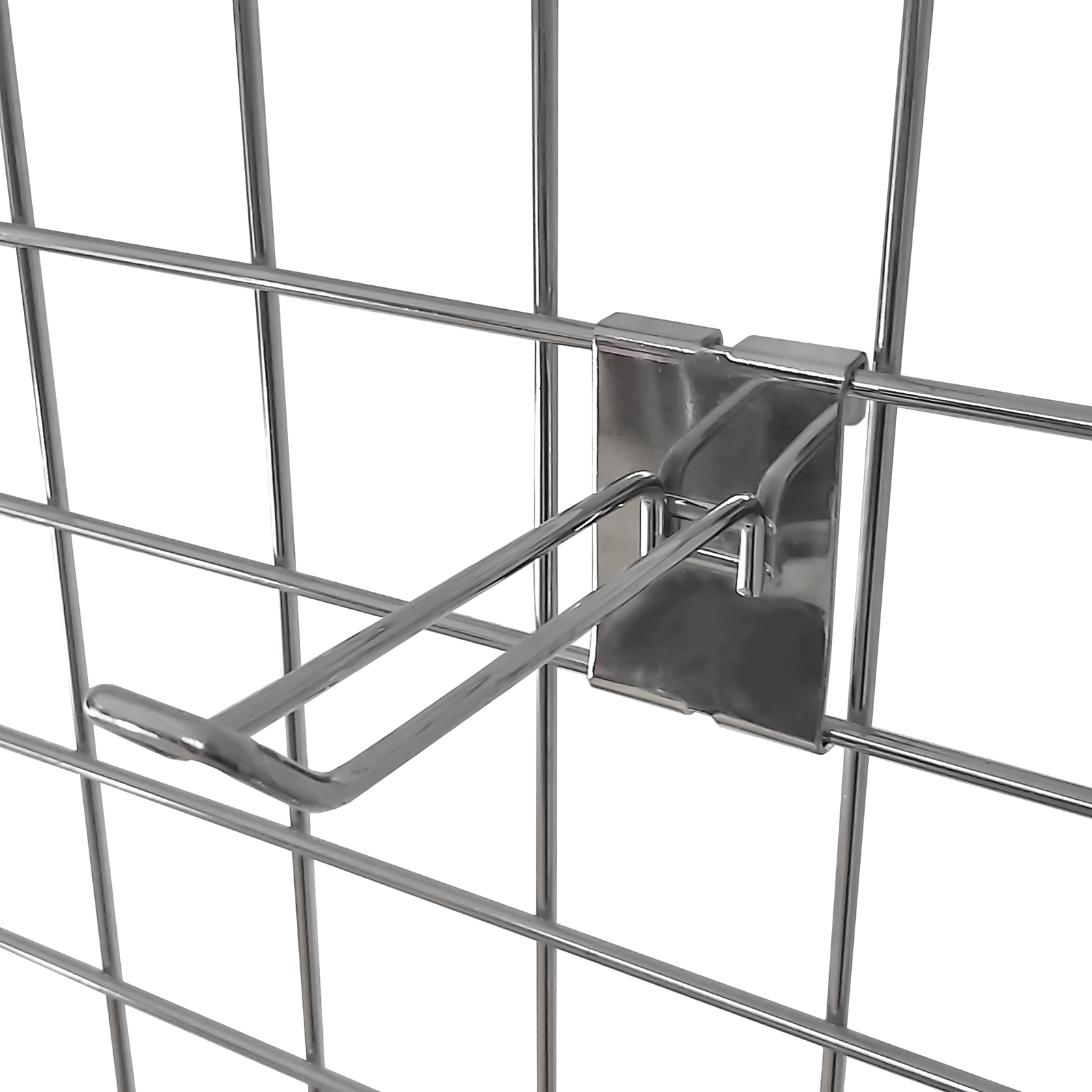 Grid Hooks - 150mm / 6inch Euro Double Prong in Chrome - Shop Fittings ...
