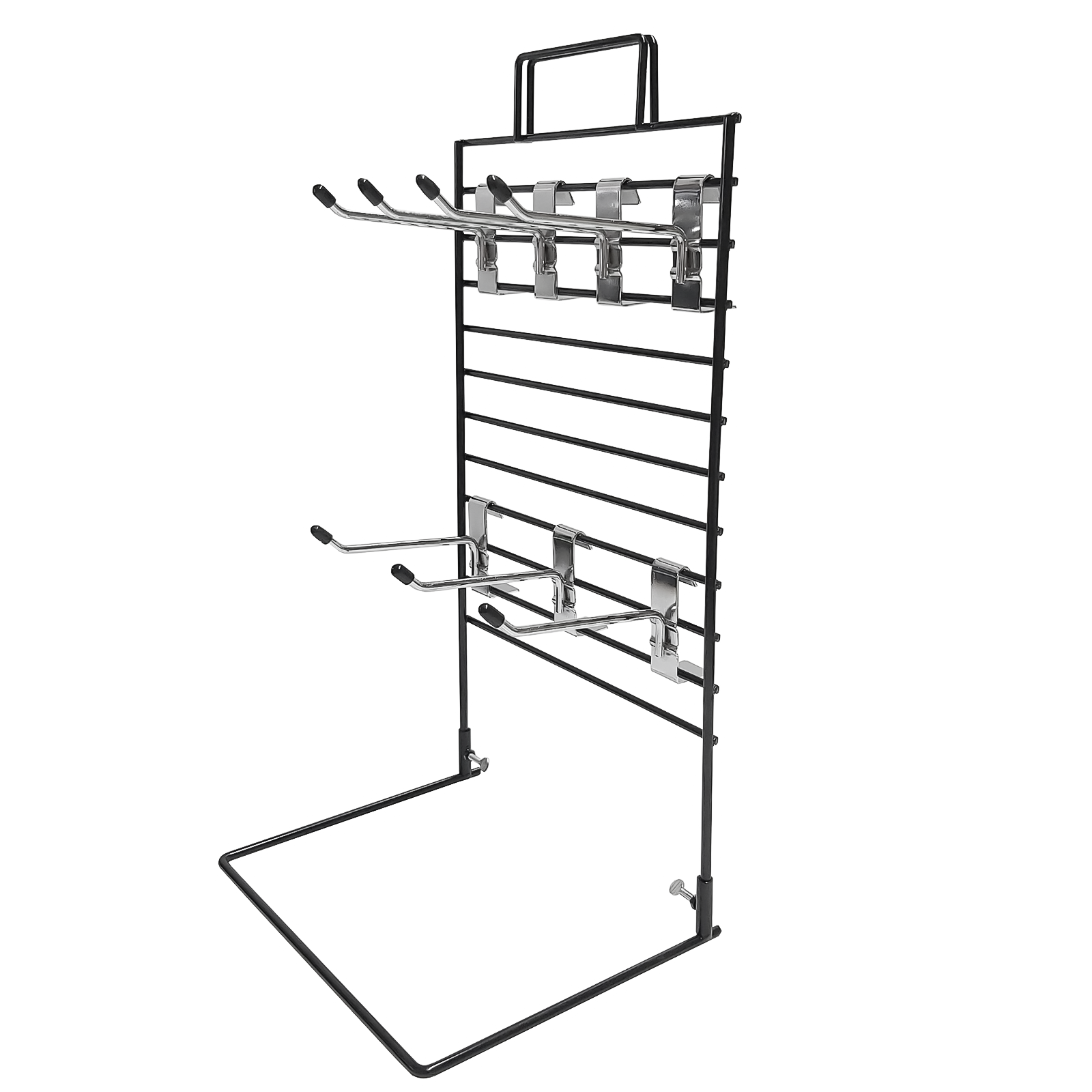 Mesh Hook Stand - Counter Standing Hook Rack in Black. 380mm x 220mm ...