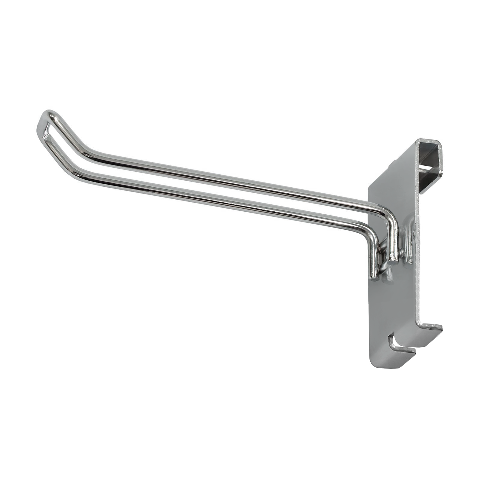 Slatwall Hooks - 150mm / 6" Retail Shop Euro Double Prong Hooks in ...