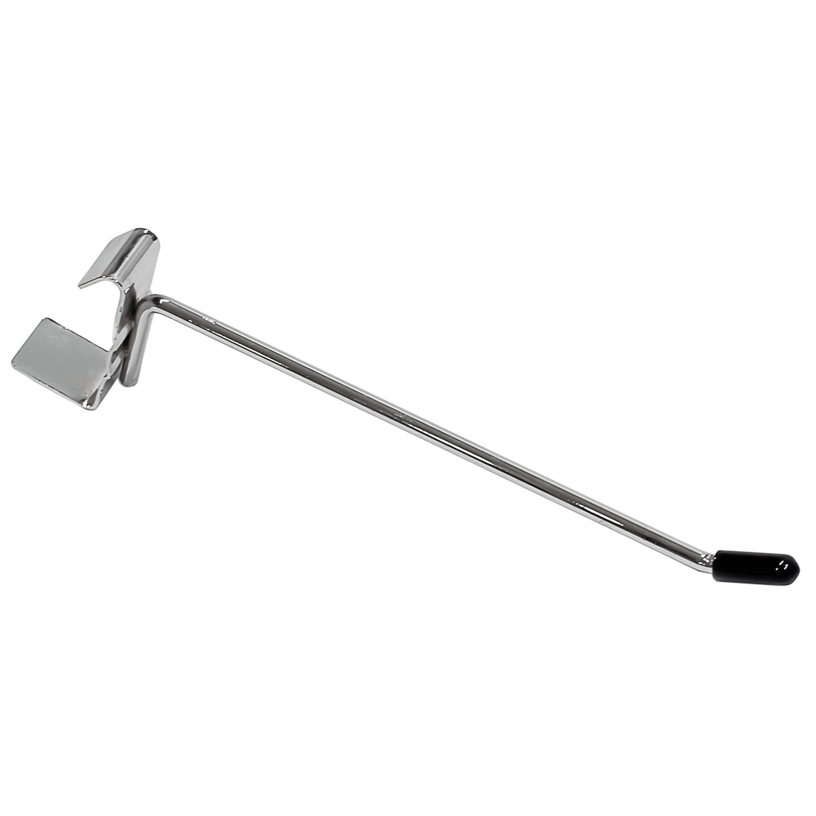 Slatwall Hooks - Budget Single Prong Retail Shop Hooks in Chrome - 3 ...