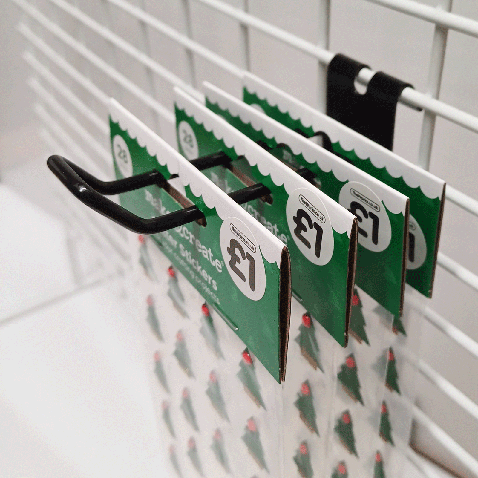 Mesh Hooks - Double Prong Euro For Wire Mesh Panel Retail Shop Display ...