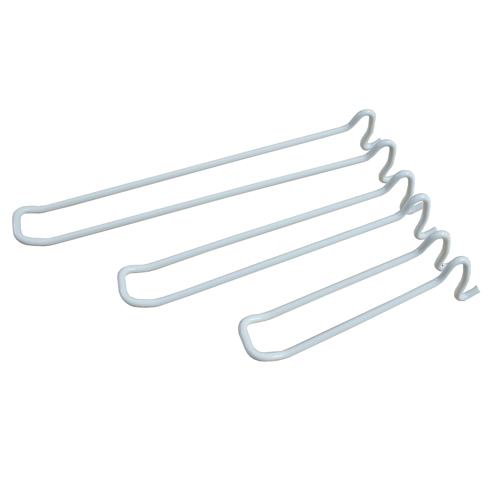 Mesh Hooks - Economy Double Prong Euro Hooks For Wire Mesh - 3 Sizes in ...