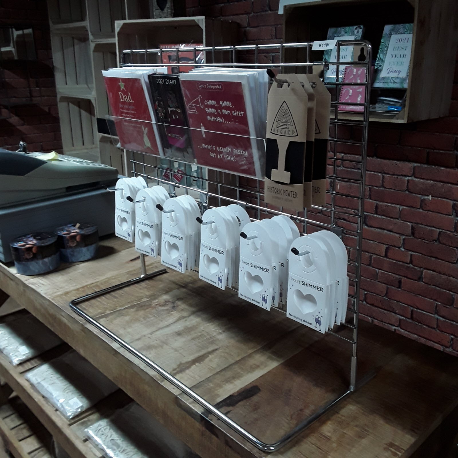 Mesh Panel Counter Standing or Wall Mounted - 595mm Wide (K11W+)