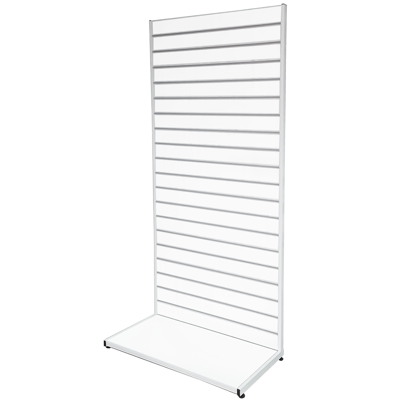 Freestanding Slatwall Unit - Wood Display 1000mm Wide in 5 Colours (K32 ...