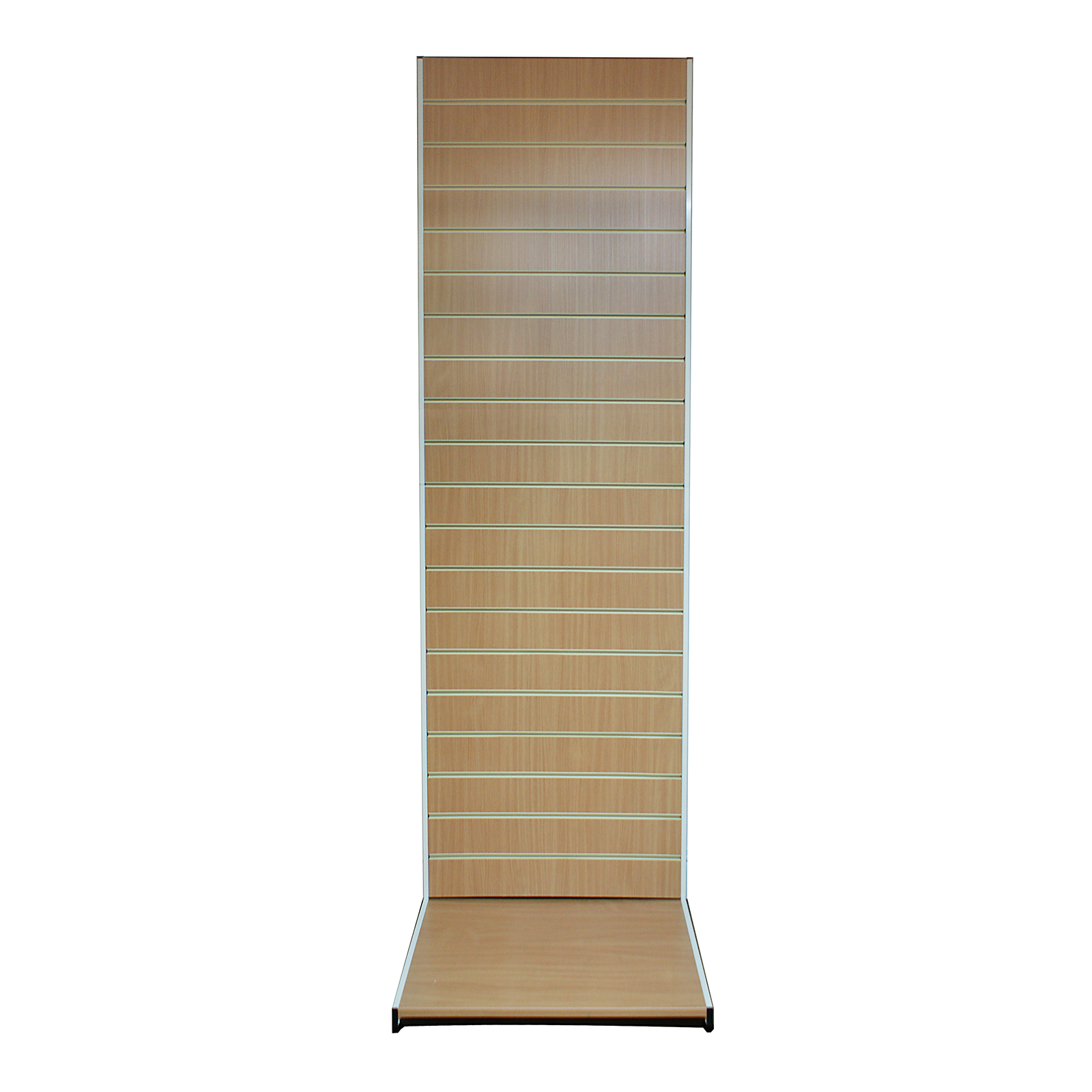 Freestanding Slatwall Unit - Wood Display 600mm Wide in 7 Colours (K32 ...