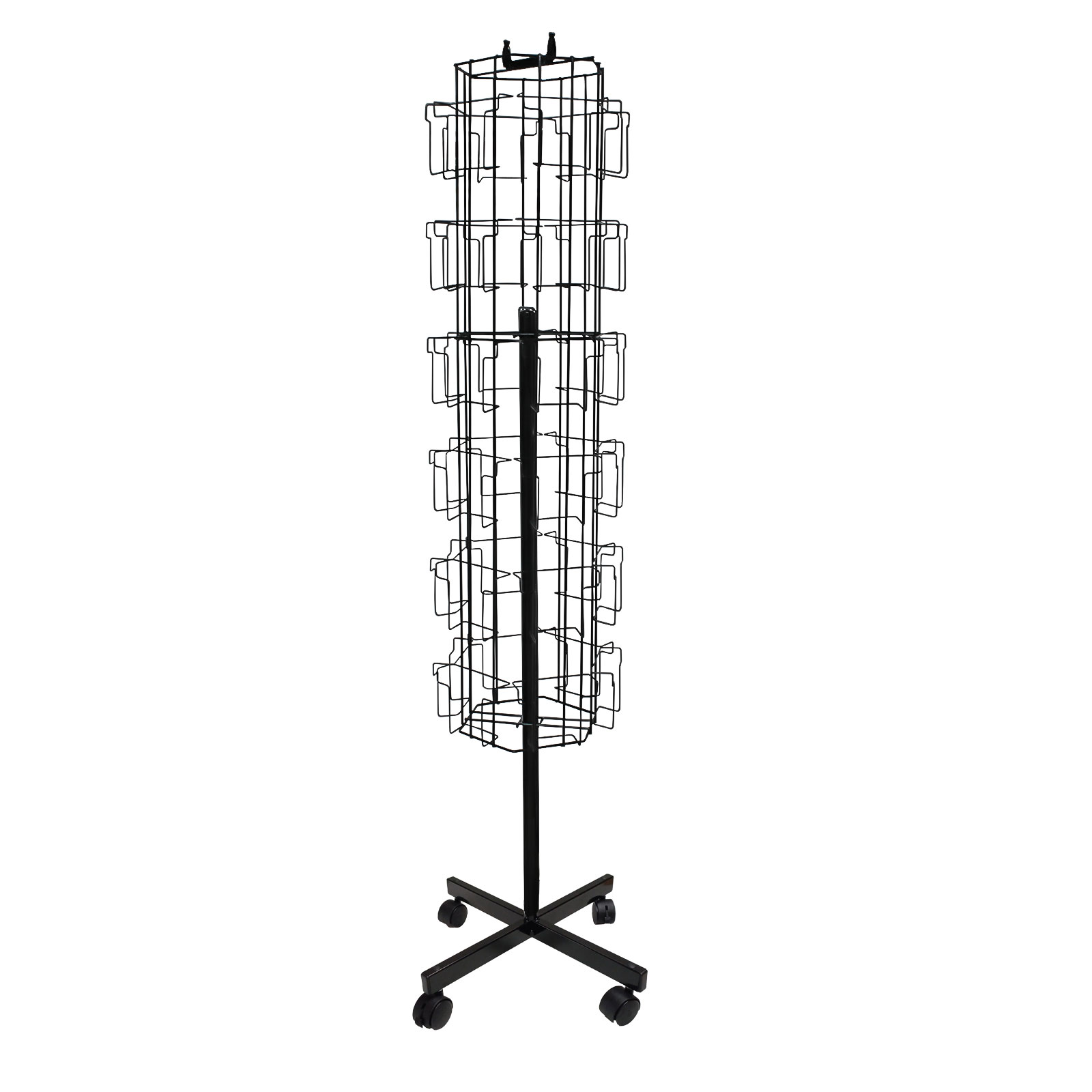 Card Stand - 7 x 5 Portrait 36 Pocket Rotating Floor Stand (K51+)