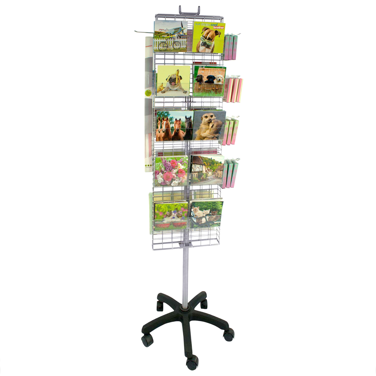 Mesh Panel Rotary Flat Display - Double Sided 360mm - Shop Floor Stand ...