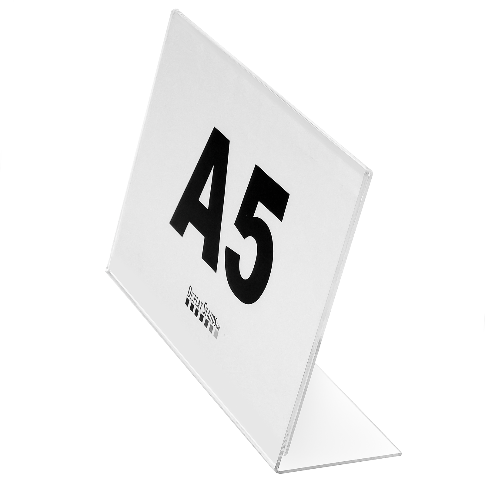 Menu Poster Holder Landscape Display - A5 Counter Display - Single ...