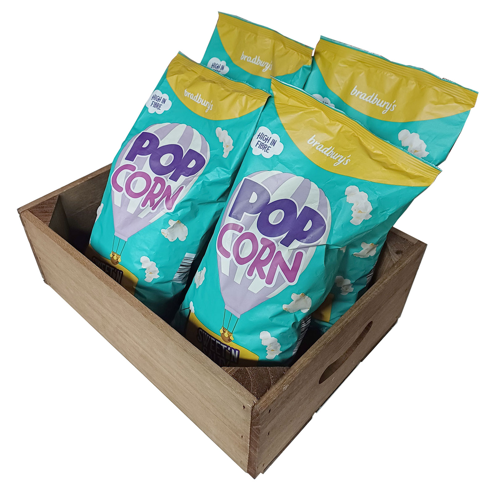 Bushel Box Style Crate Tray With Handles - Storage & Display ...