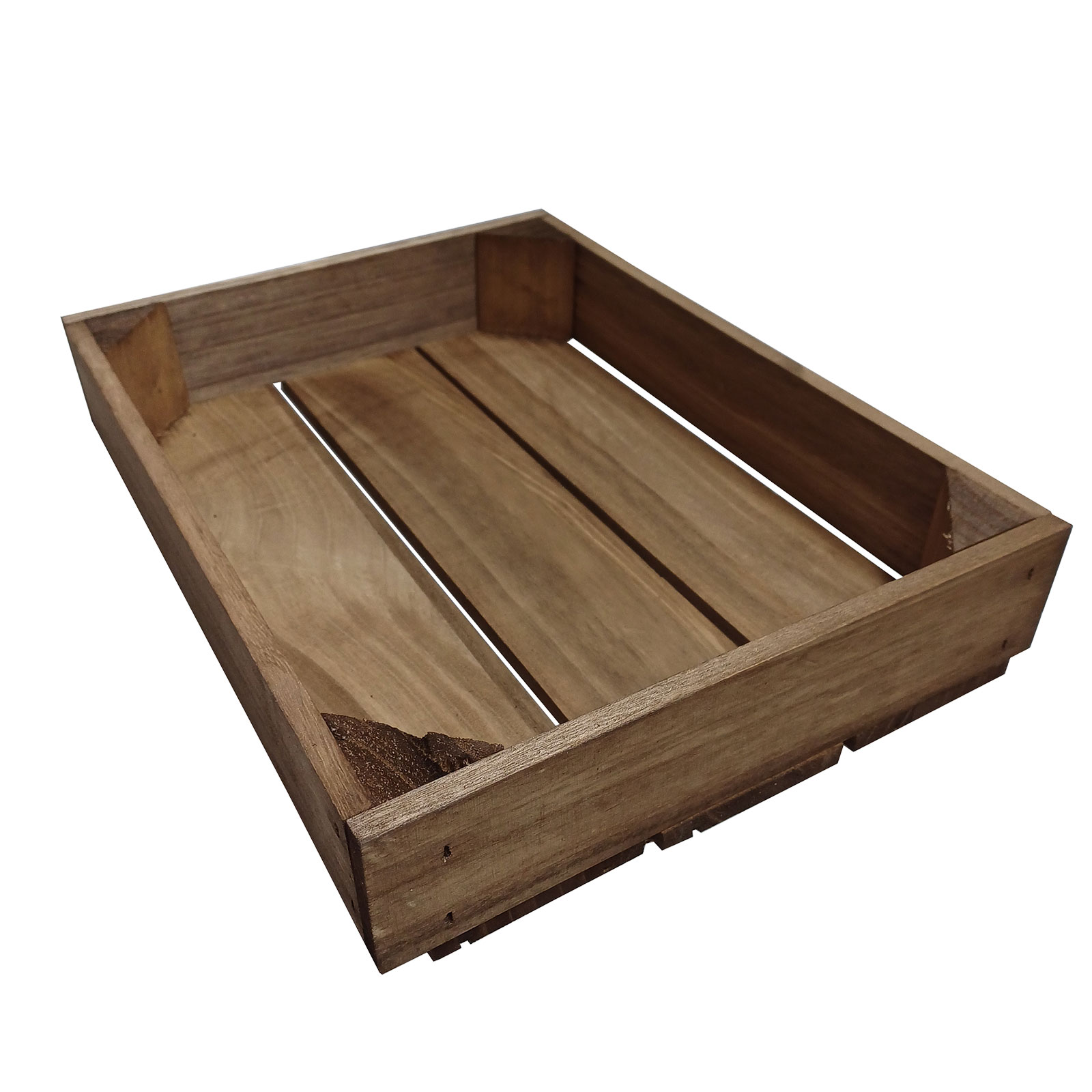 Small Crate Tray - Storage & Display 400x300x75mm - Hambledon Oak (T106 ...